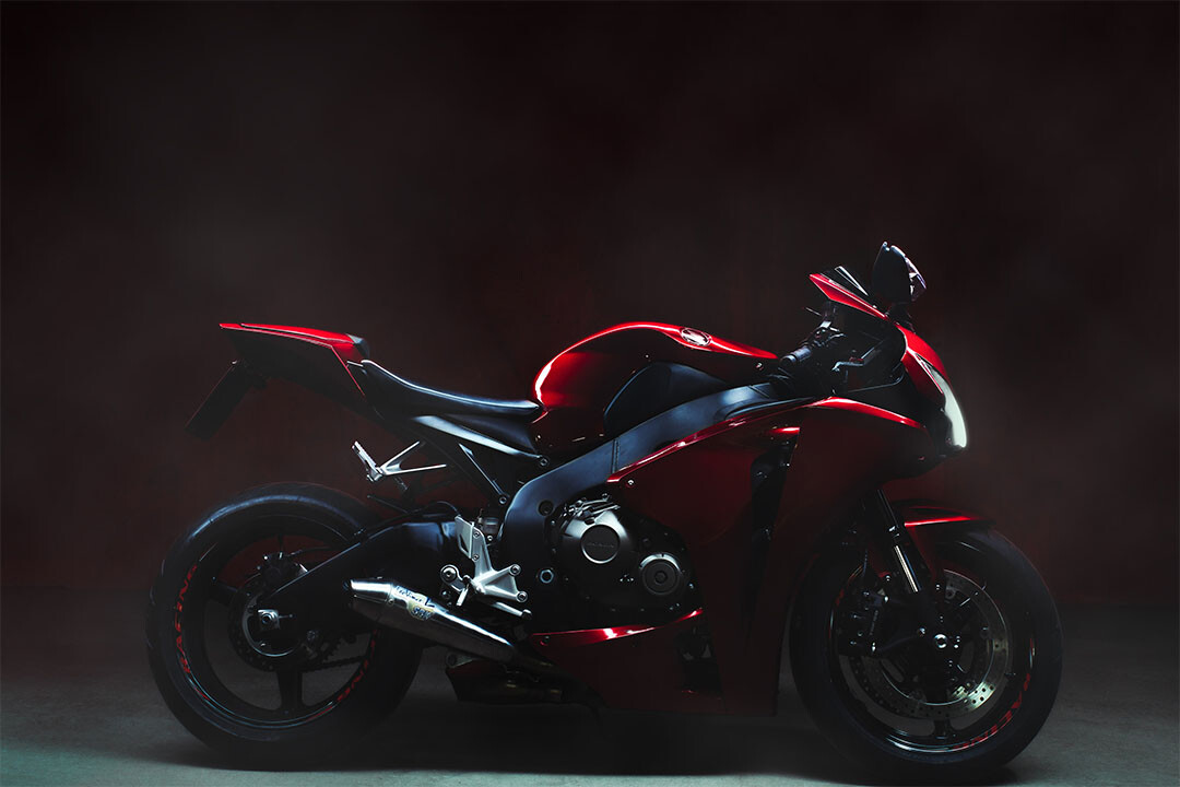 Red Black Honda CB1000R Motorcycle Speed Wall Art Home Decor - 24x36 ...