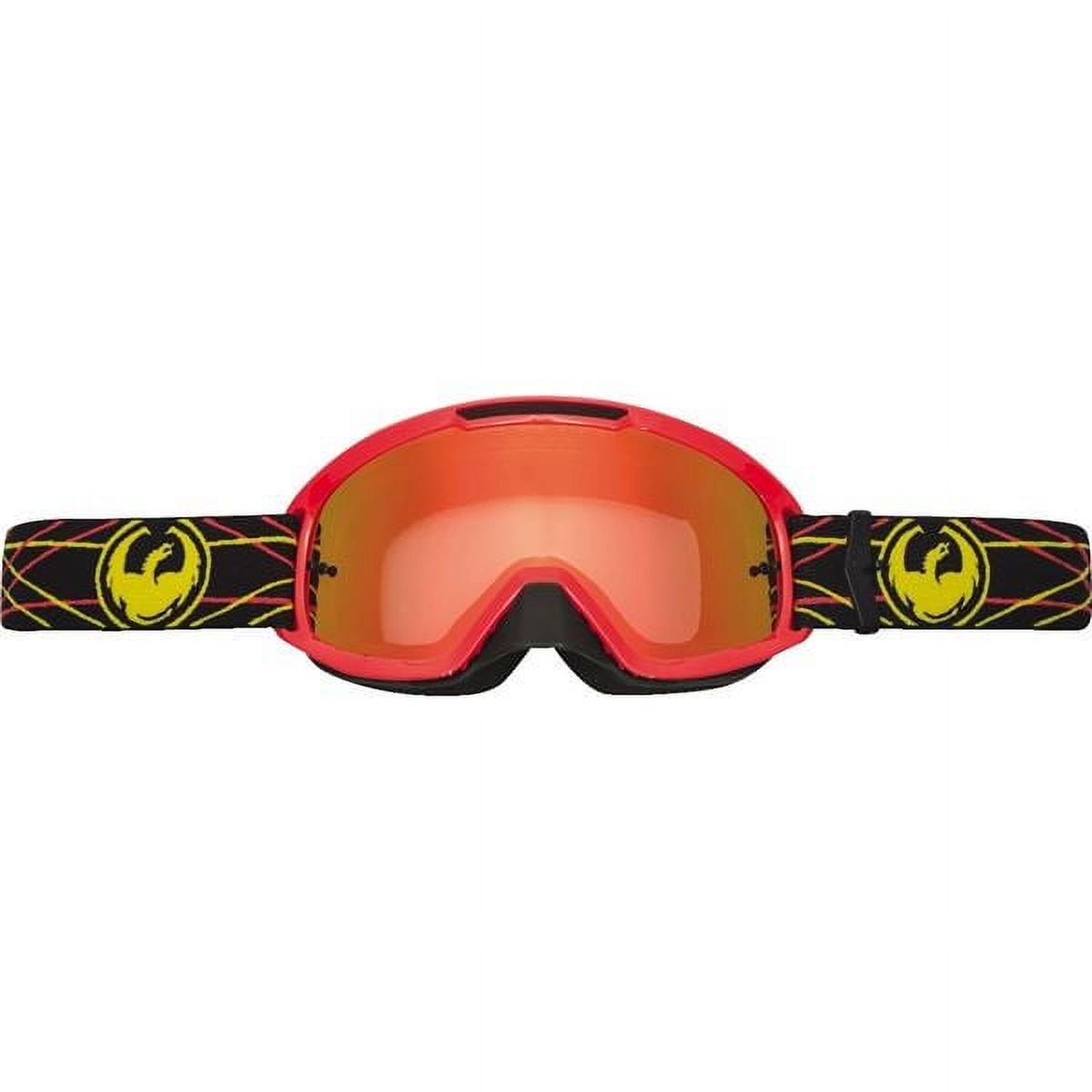 Red Black/Red Ion Dragon MDX2 Pinned Goggles - Walmart.com