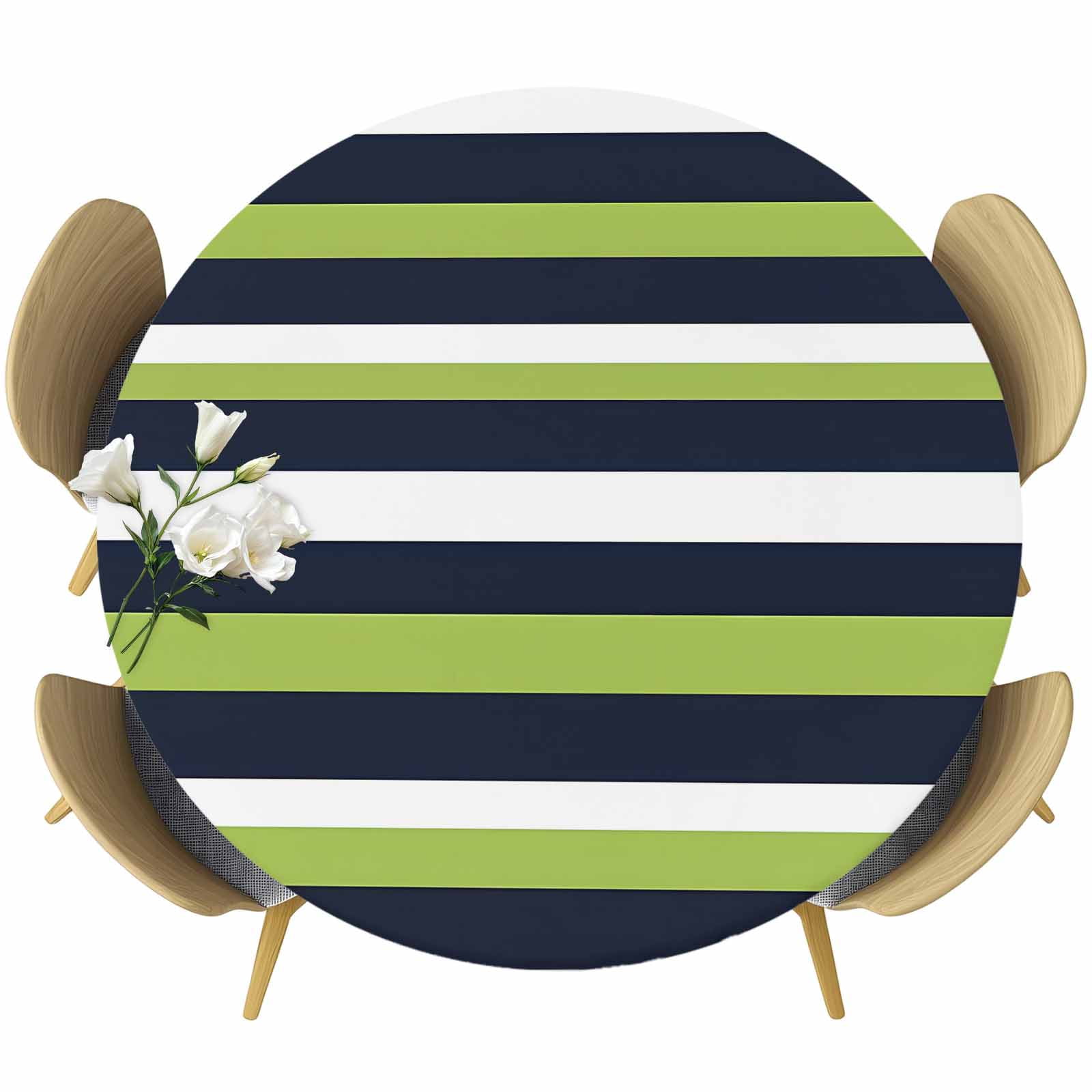 Red Black Round Tablecloth 36-44 Inch Round Fitted Table Cloth with ...