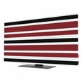 Red Black TV Dust Cover 24 Inch, White Stripe Computer Monitor Cover ...