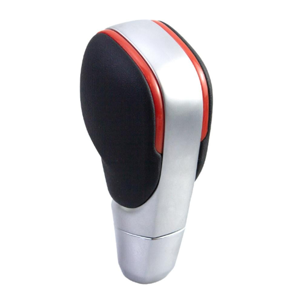 Red Blue 6*5*12 Automatic Gear Shift Knob Shifter Lever PU Leather For ...