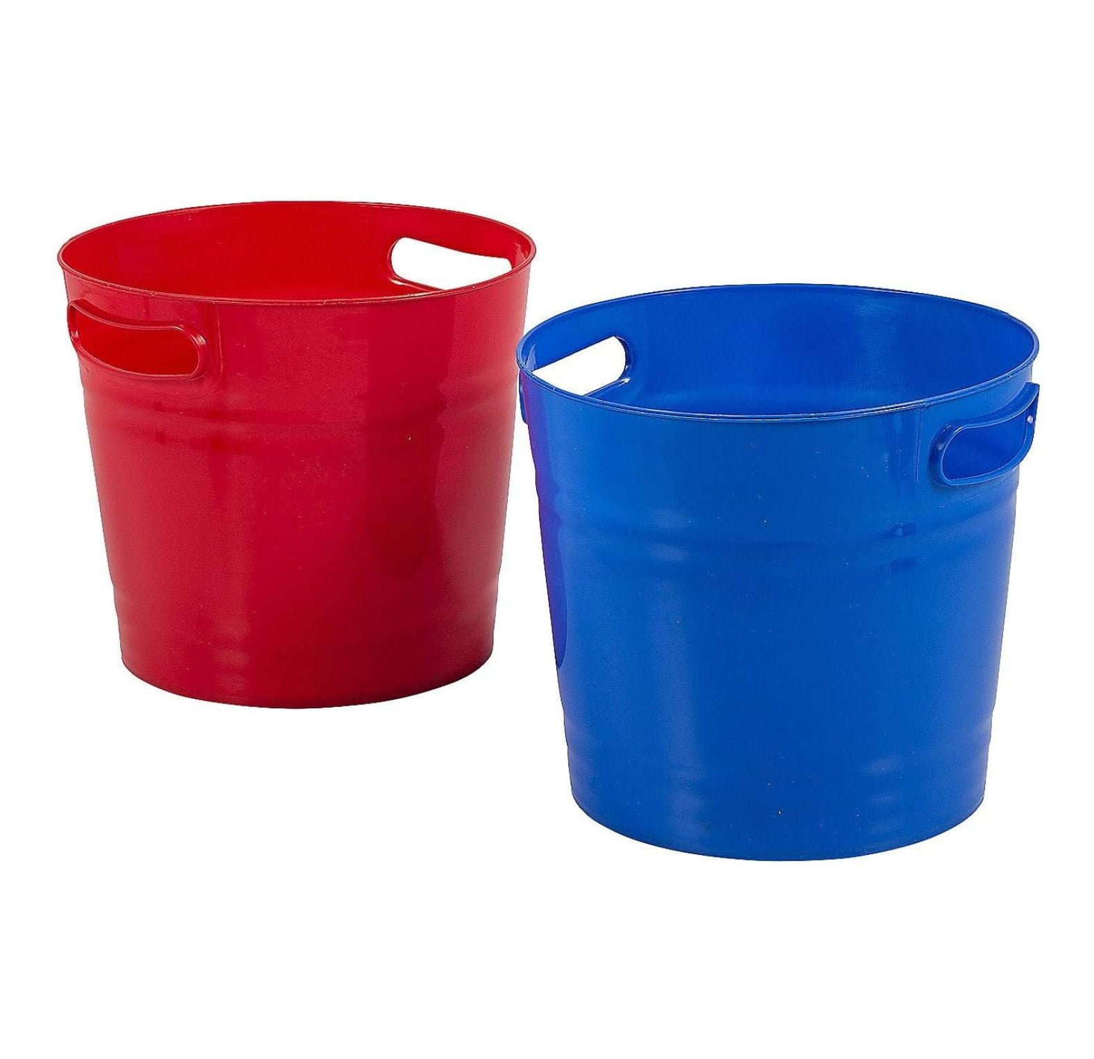 Red & Blue Bucket Assortment, 4 Piece - Walmart.com