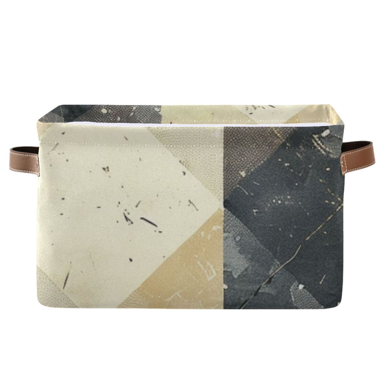 Red and Blue Checkered Pattern-3 Storage Box, Fabric Cube Storage Box ...