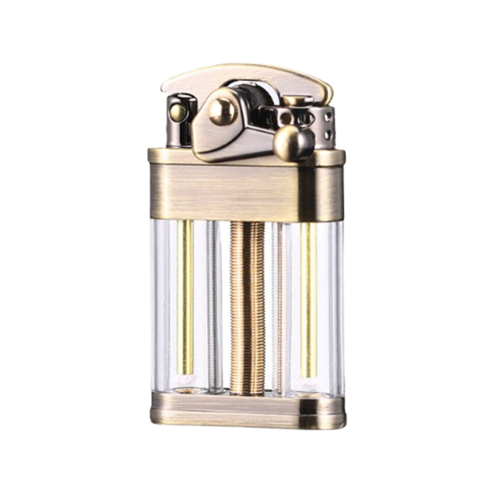 Red Blue Dual tone Oil Tank Lighter, Clear Kerosene Burner, Durable ...