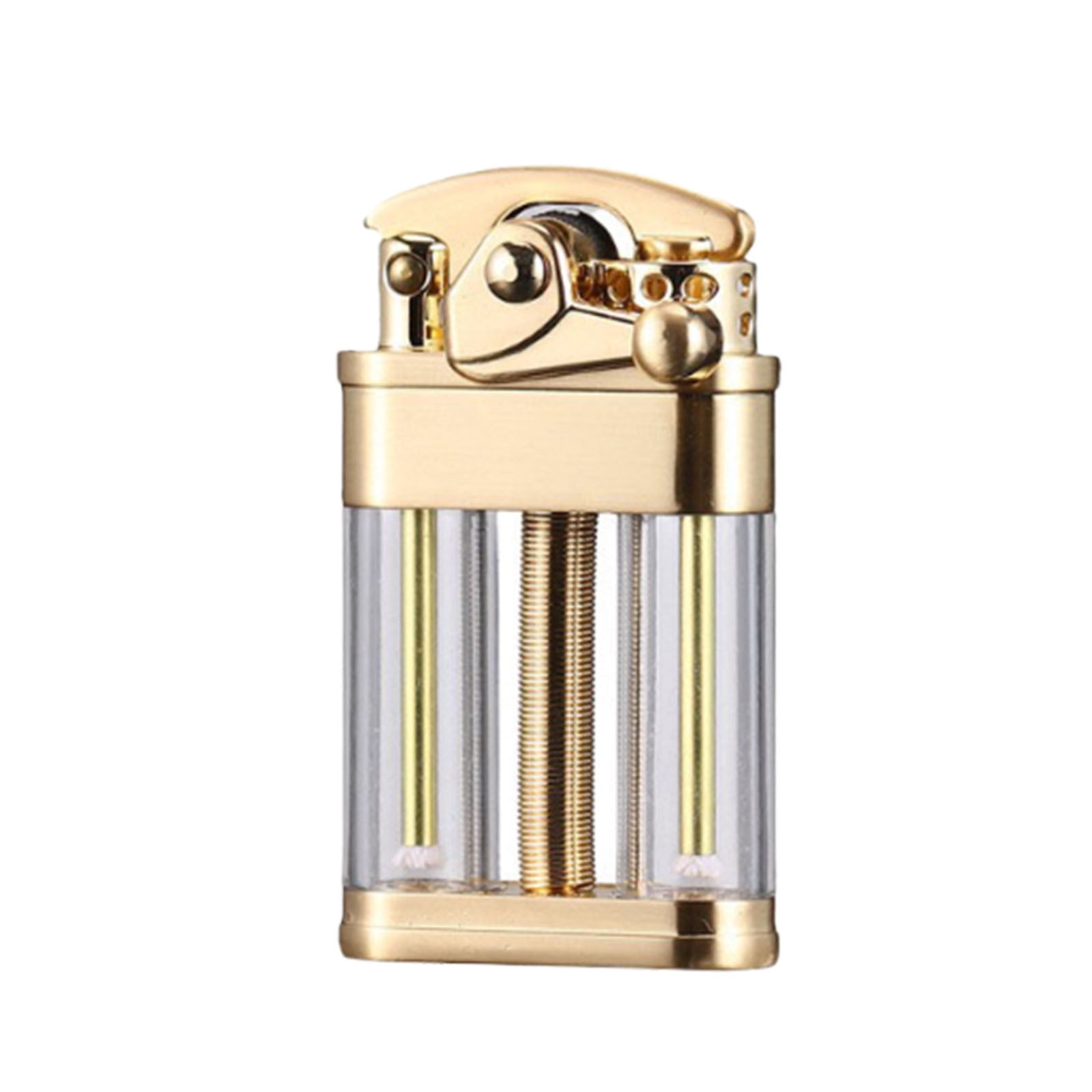 Red Blue Dual tone Oil Tank Lighter, Clear Kerosene Burner, Durable ...