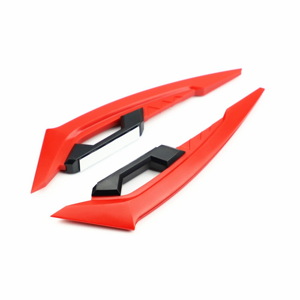 Red/Blue/Gray Motorcycle Winglet Aerodynamic Spoiler Wing Adhesive ...