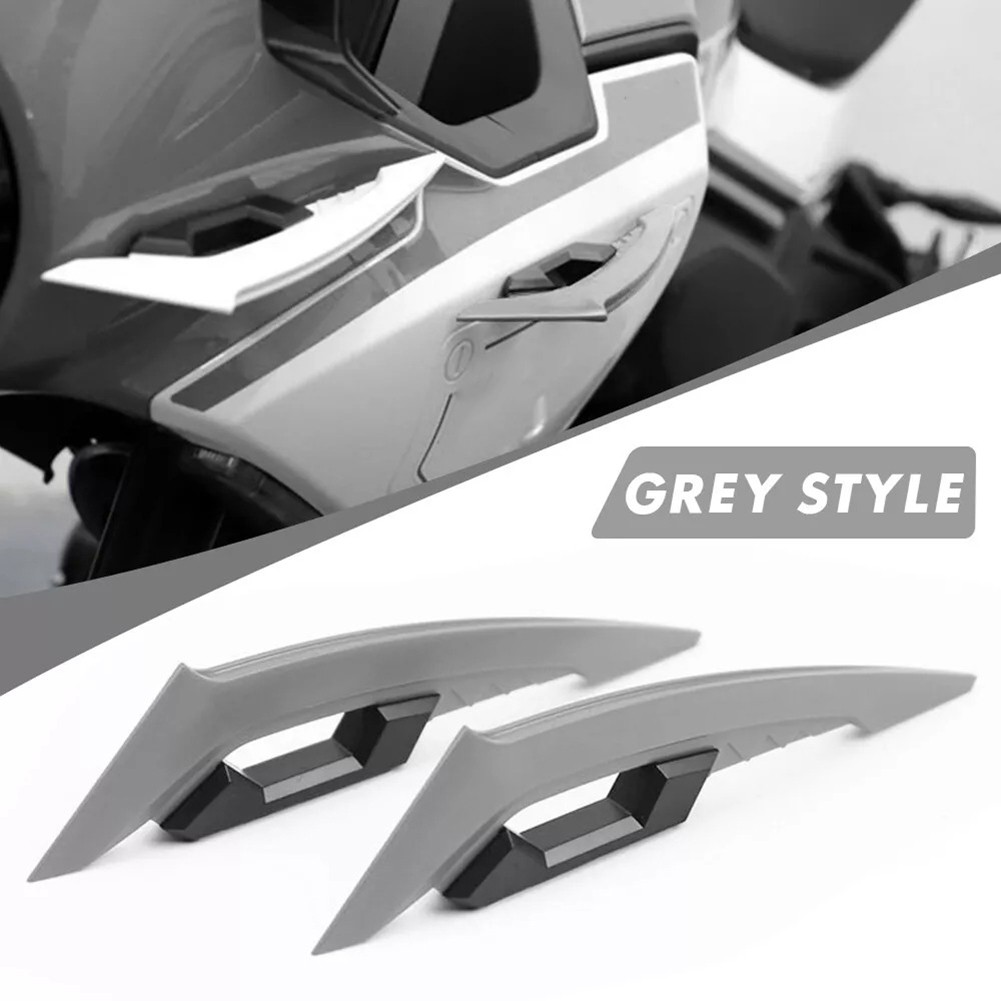 Red/Blue/Gray Motorcycle Winglet Aerodynamic Spoiler Wing Adhesive ...