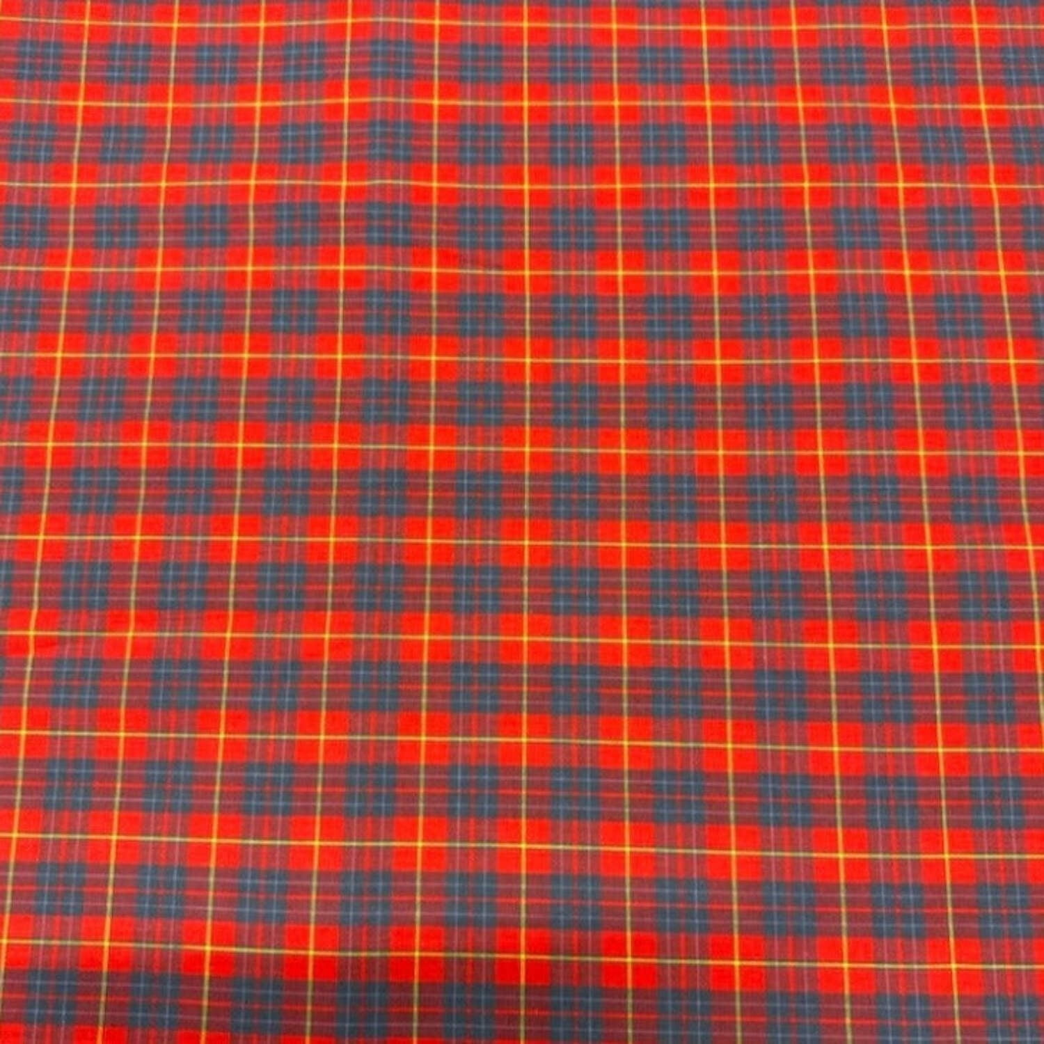 Red Blue Plaid Cotton Fabric - Walmart.com