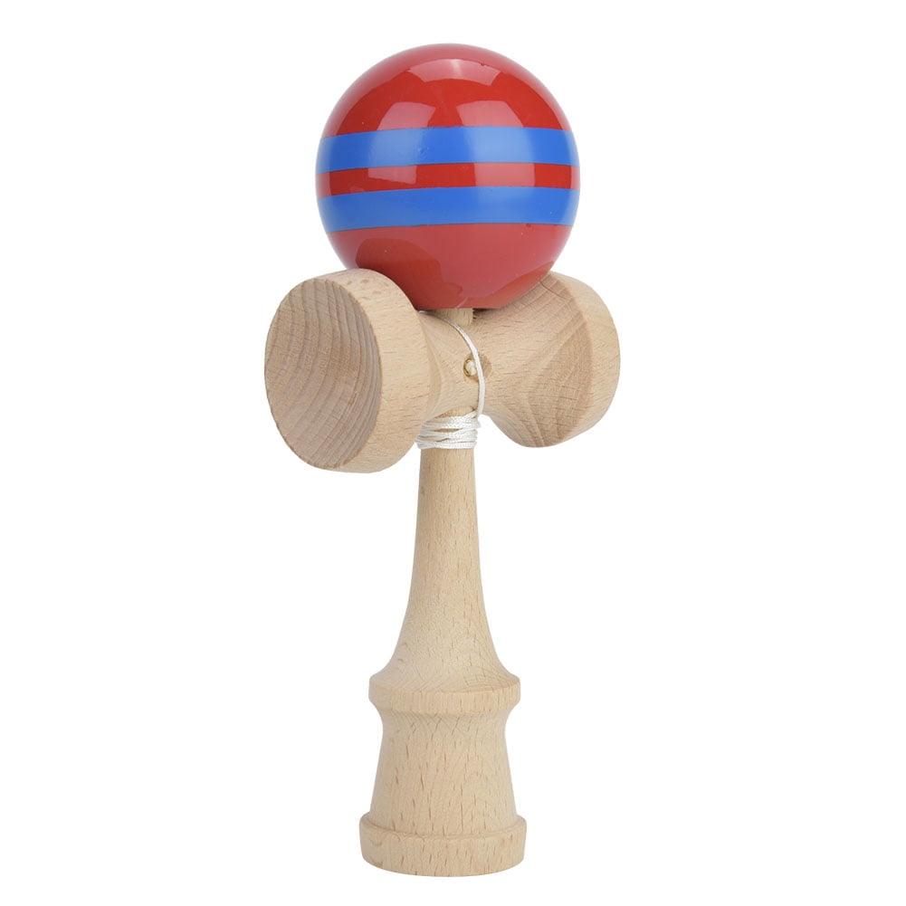 Red & Blue Striped Skill Game, Master Juggling Fun Traditional Japanese ...