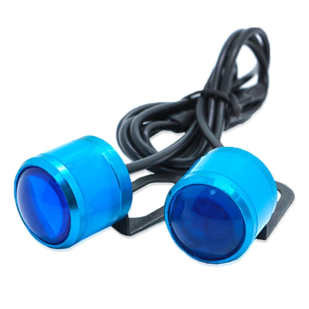 Red Blue Strobe Motorcycle Eagle Eye Daytime Running Light Fog Lamp War ...