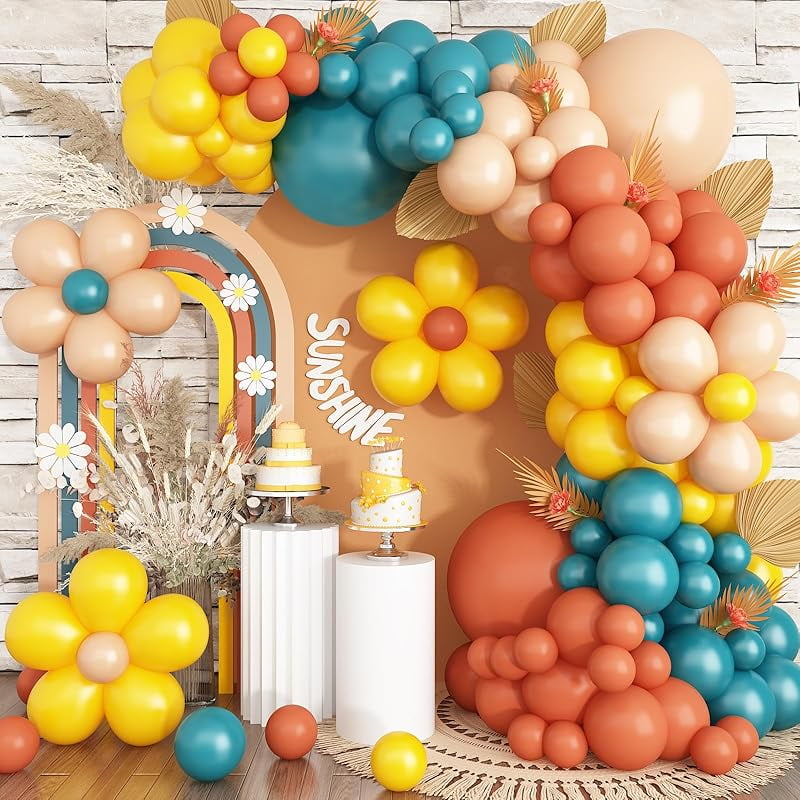 Red Blue White Balloons Arch Garland for Baseball Party Decorations ...