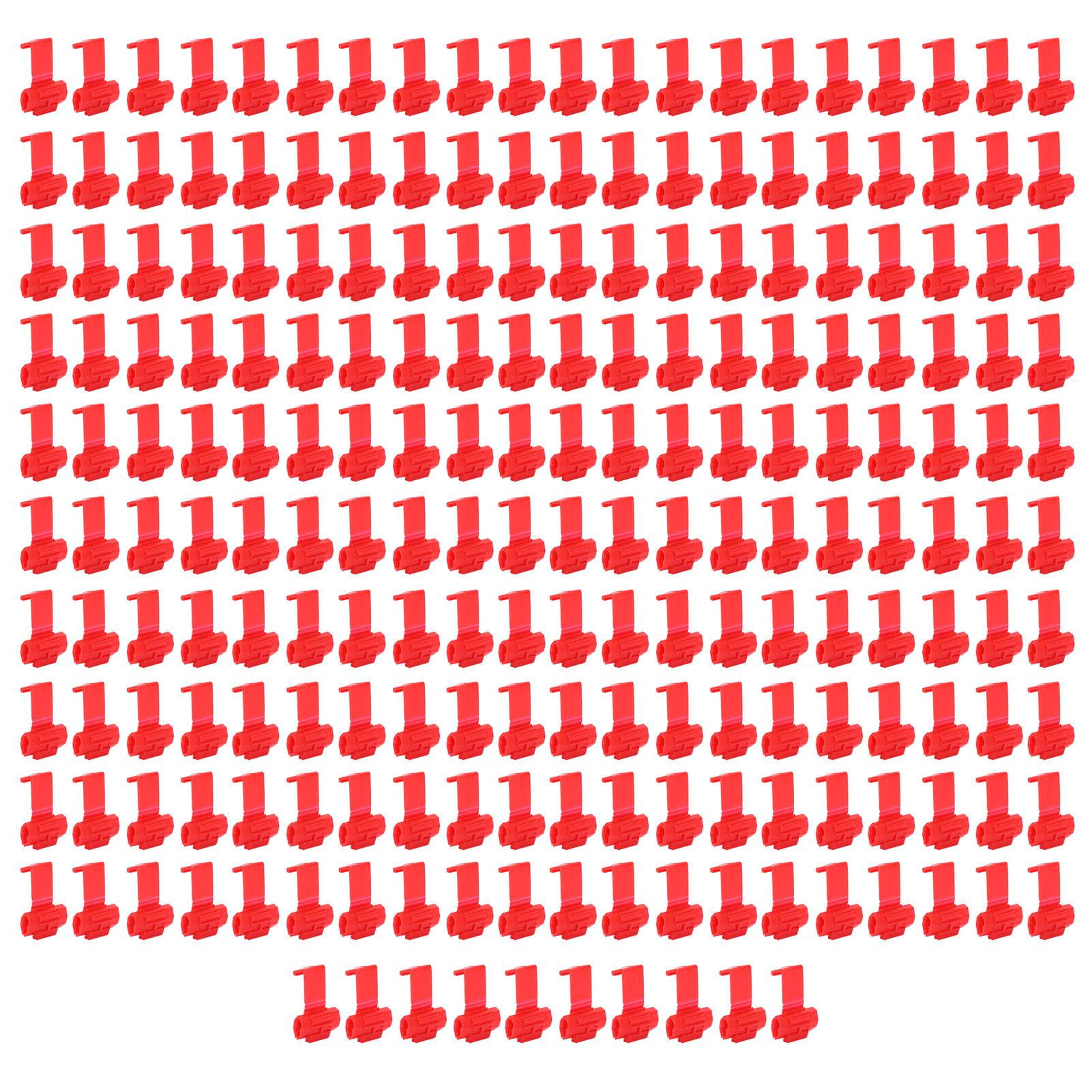 Red, Blue, Yellow Lock Wire Connectors, 210Pcs Electrical Cable Snap ...