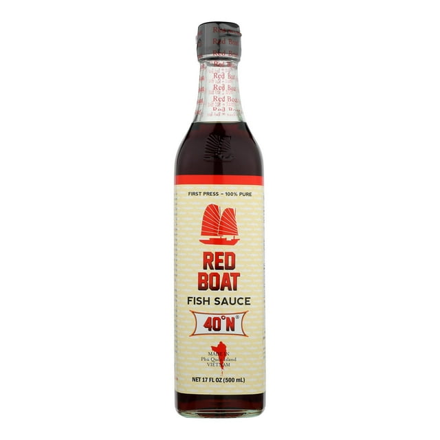 Red Boat Anchovy Seafood Brand Fish Sauce, 17 Oz - Walmart.com