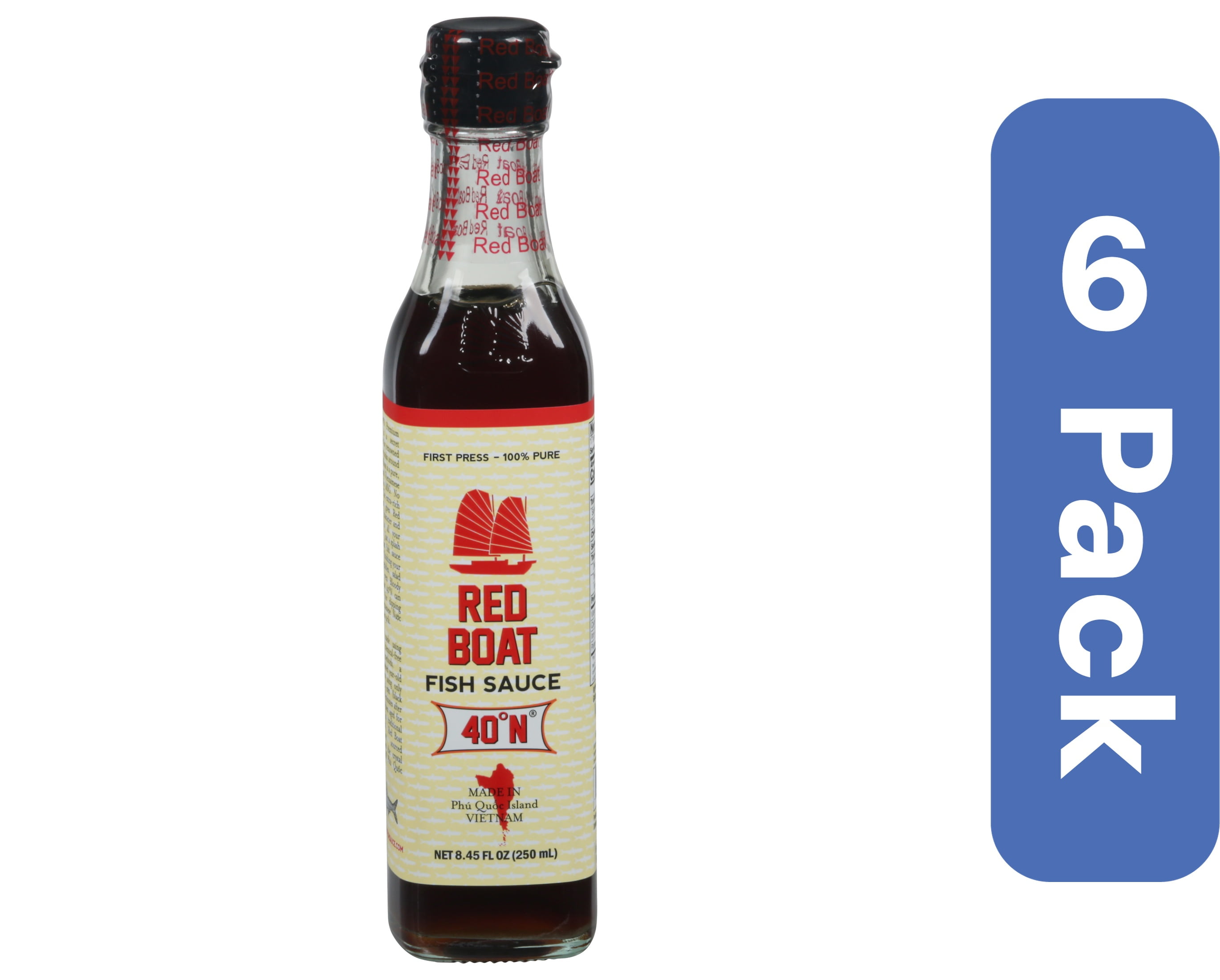 Red Boat Premium Phu Quoc Fish Sauce 250 ml (Pack Of 6) - Walmart.com