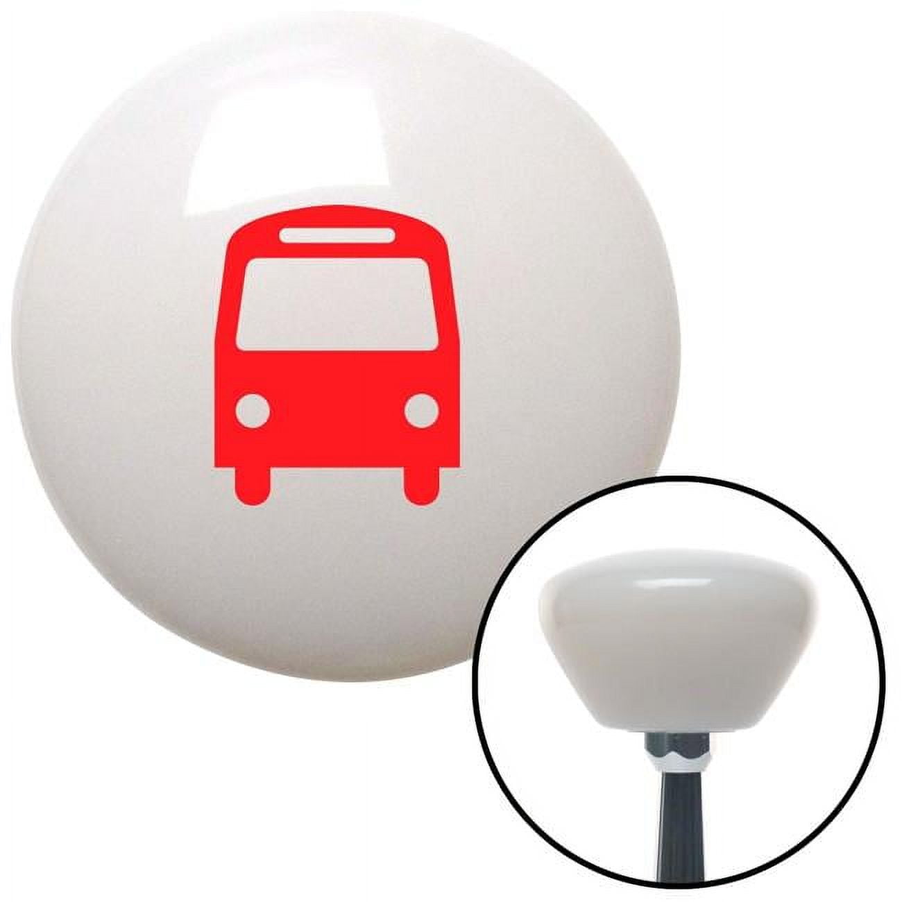 Red Boat White Retro Shift Knob with M16 x 1.5 Insert Shifter Auto ...