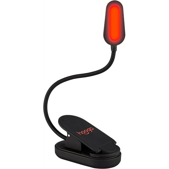 Red Book Light, Clip On 625nm LED Light for Reading in Bed, No Blue Eye ...
