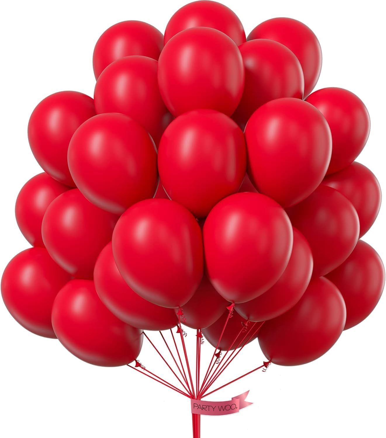 Red Boons, 52 pcs 12 Inch Red Boons, Latex Boons for Boon Garland or ...