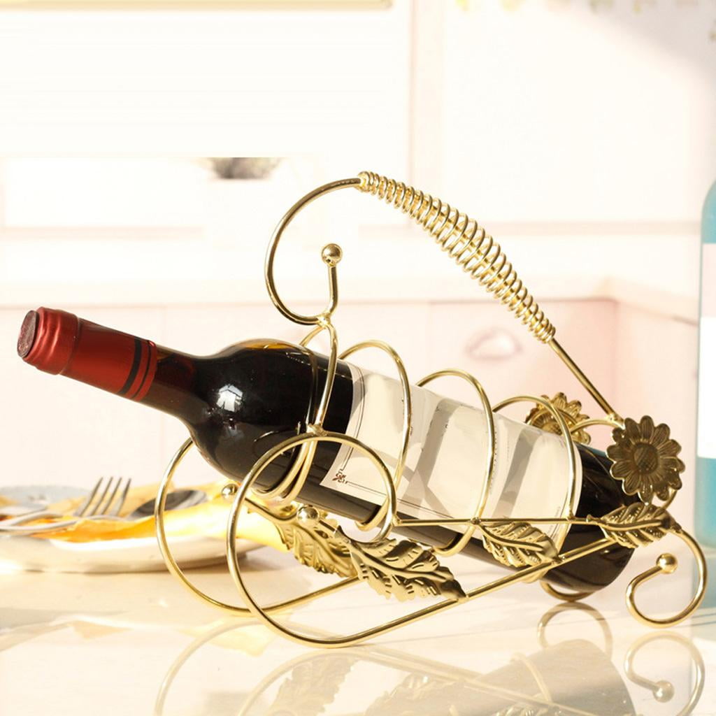Red Bottle Holder Champagne Storage Rack 3 Colors, Standing - Golden ...