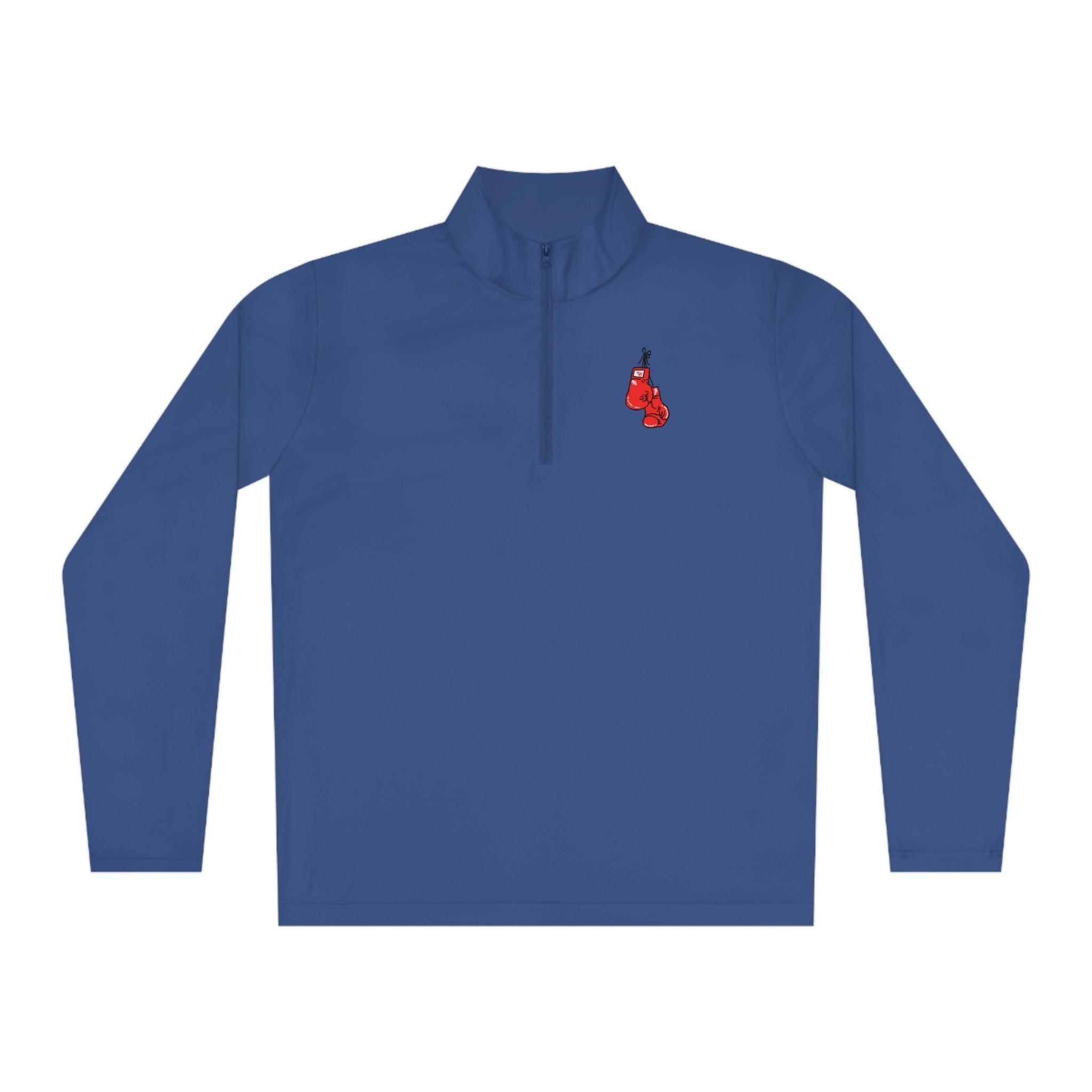 Red Boxing Glove Quarter-Zip Pullover Windbreaker - Walmart.com