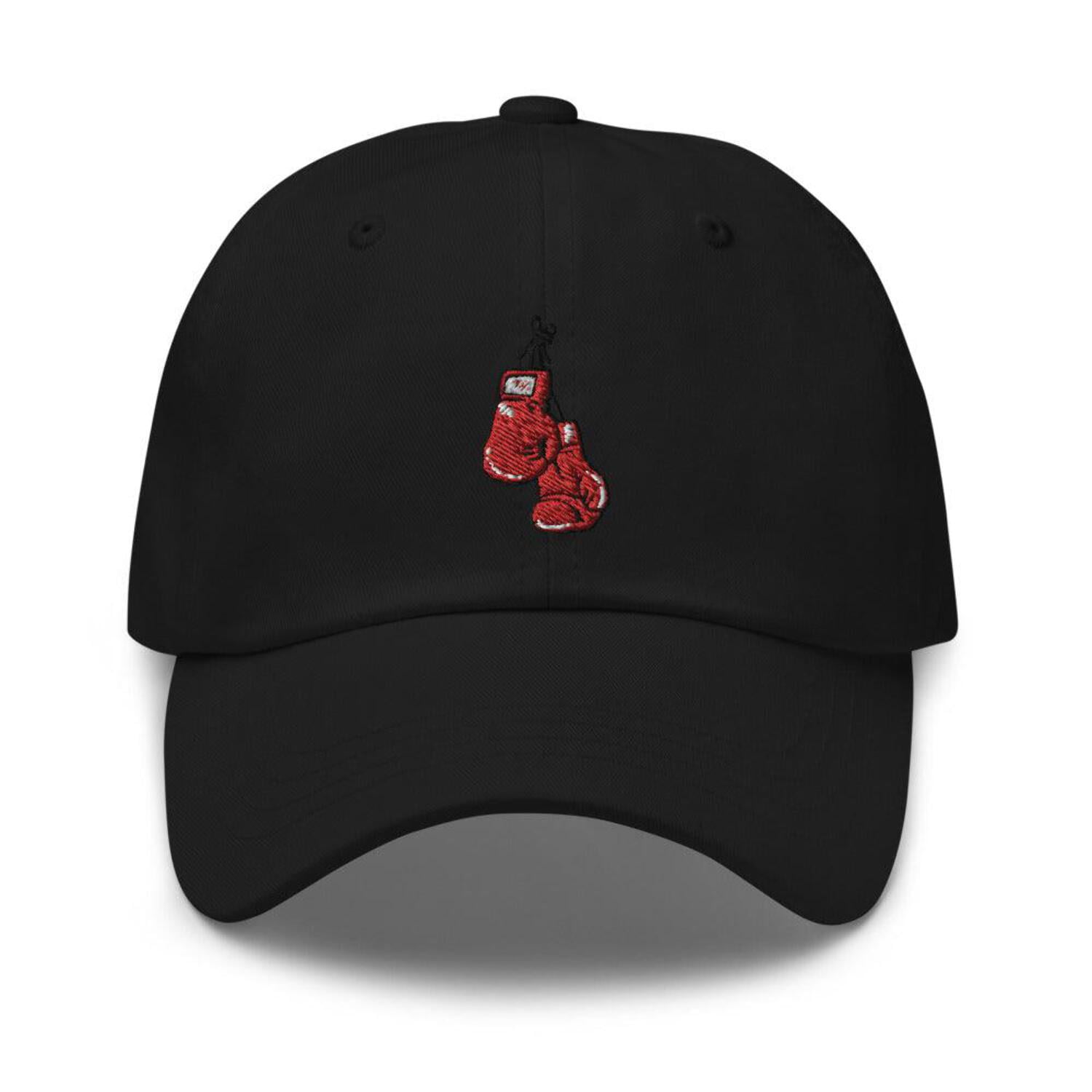Red Boxing Gloves Embroidered Dad Hat - Walmart.com