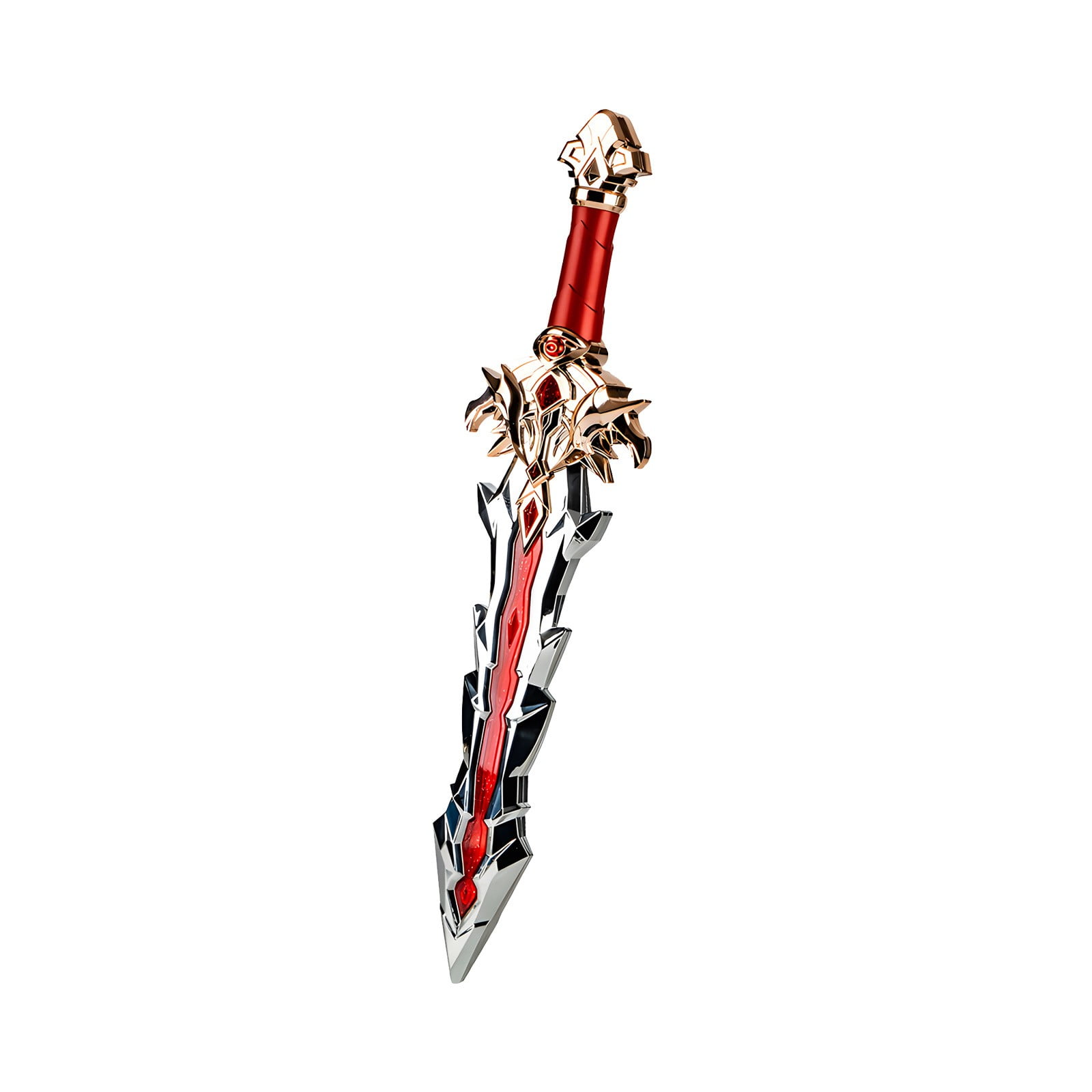 Red Boys Glowing Sword Toy With Sound And Light Effects Role Play ...