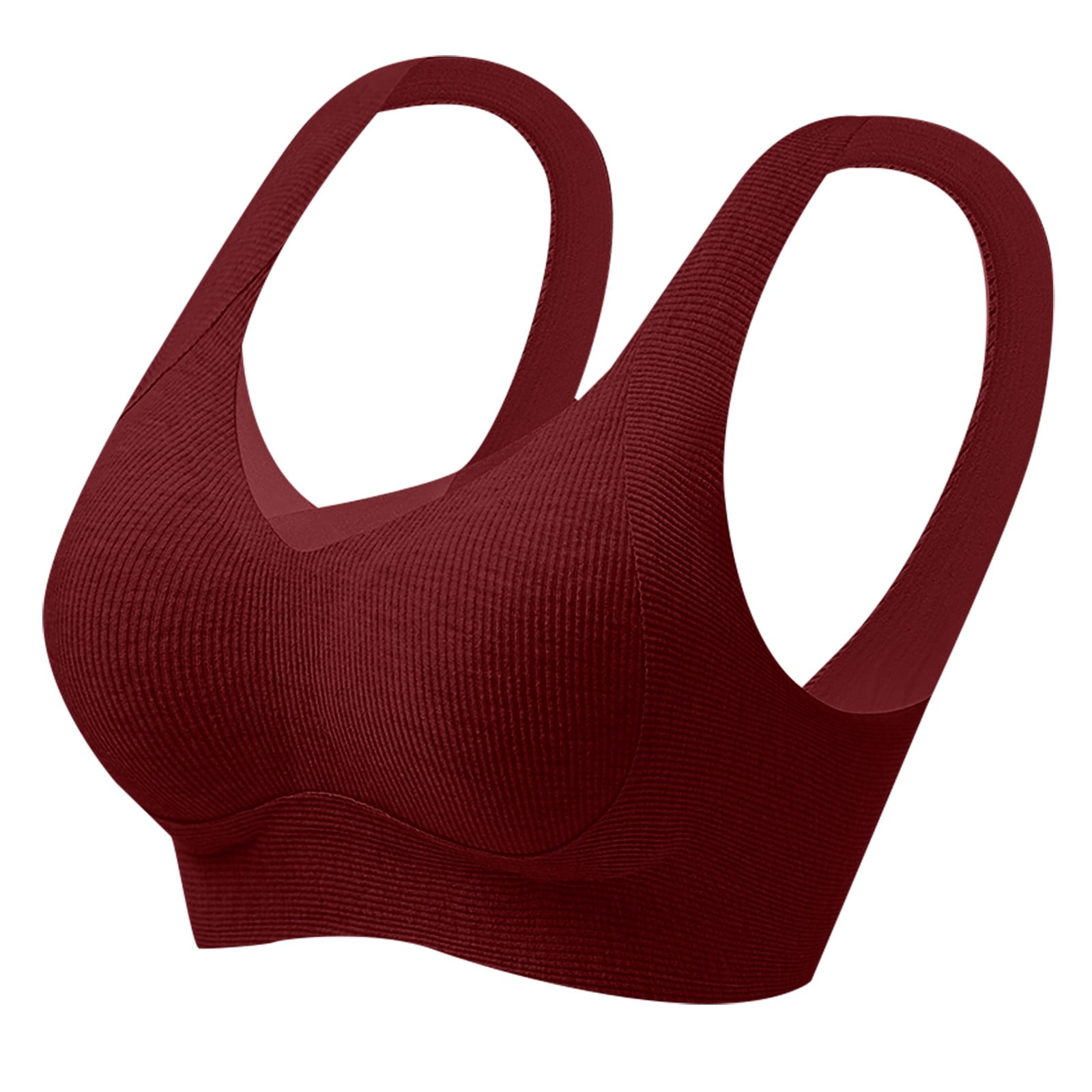 Red Bra Bras for Older Women Comfy Convenient Front Closure Bras No ...