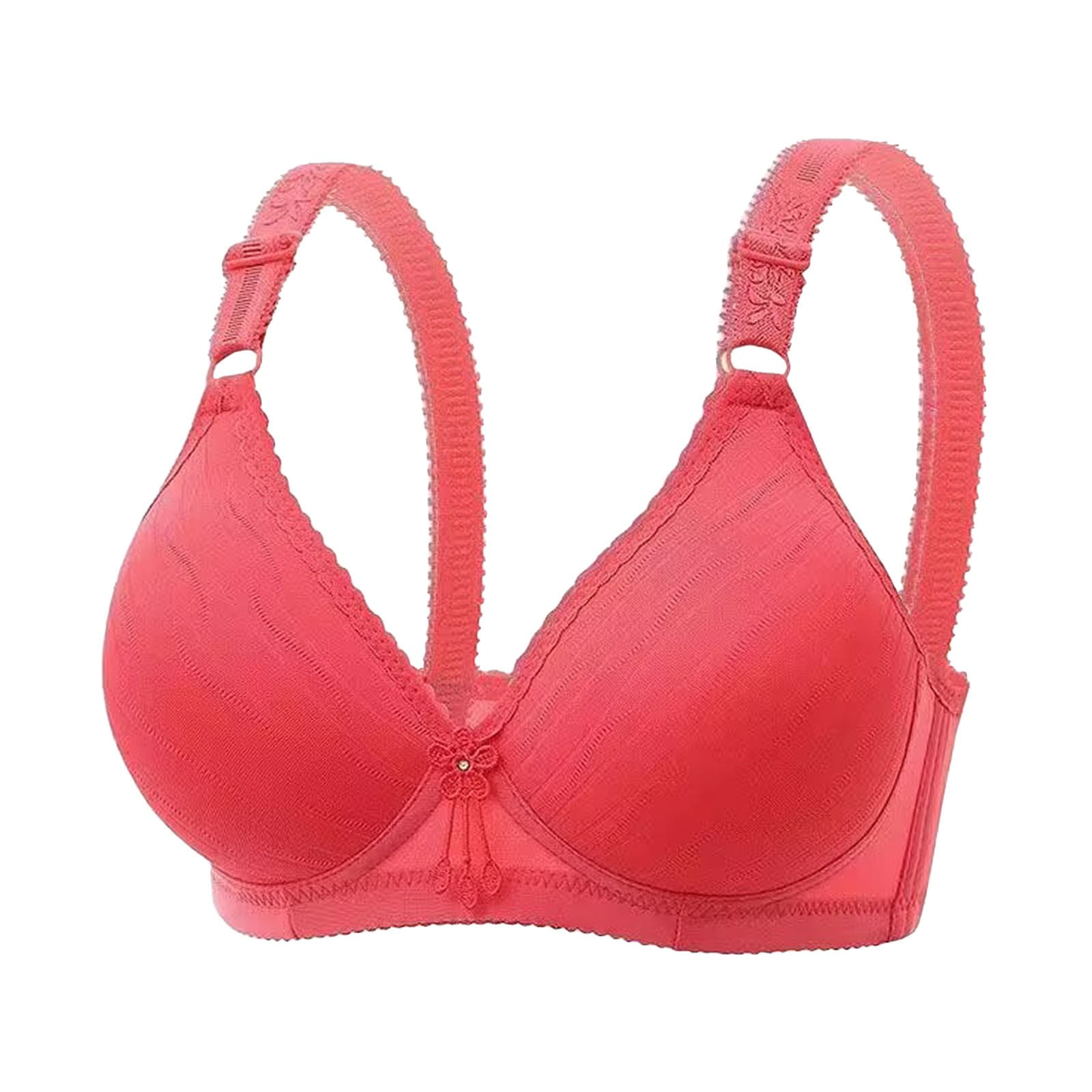 Red Bra Women's Bra Small and Medium Cup Large Size Breathable Bra ...