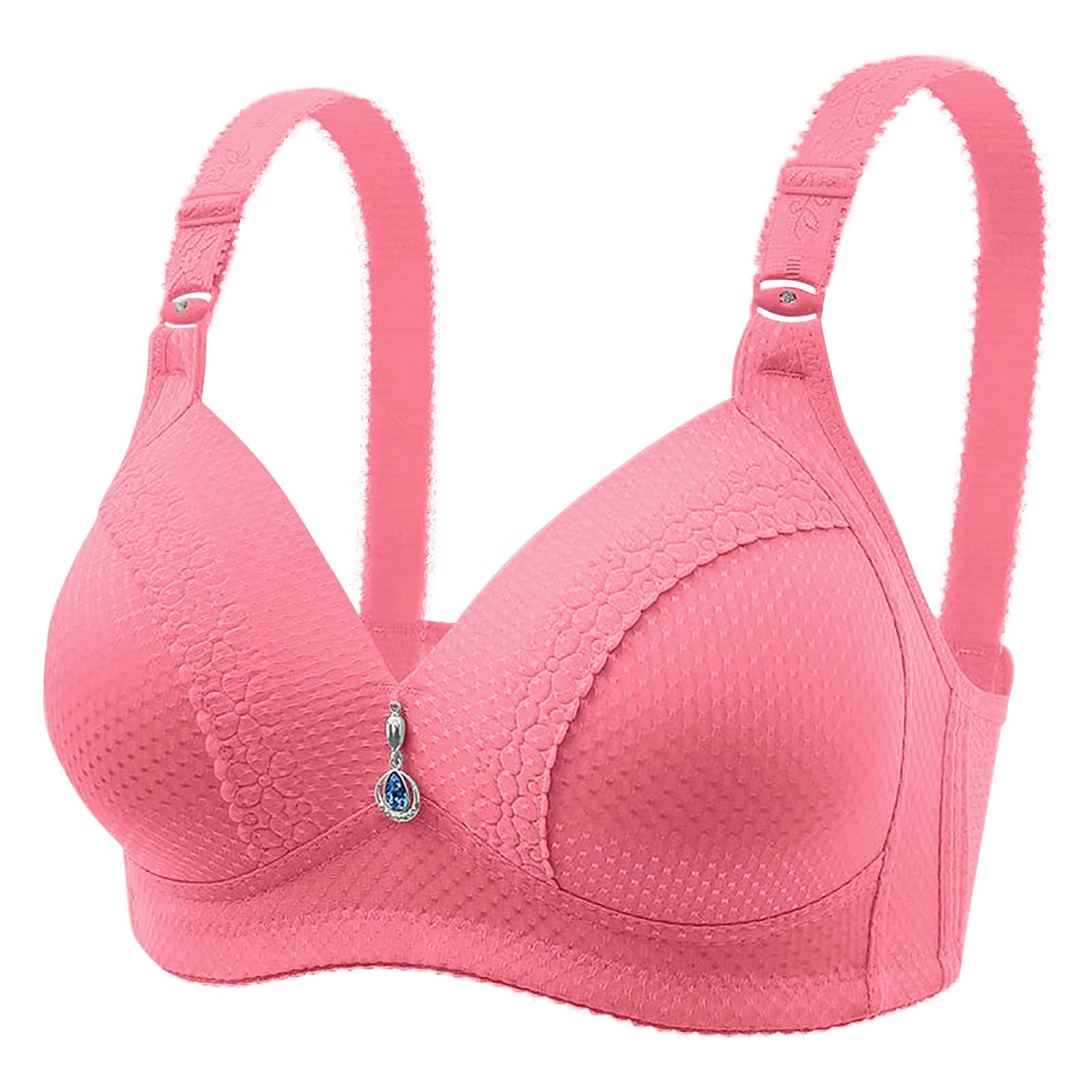 Red Bra Women's Orthopedic Anti Sagging Bra Bras for Senior Women ...