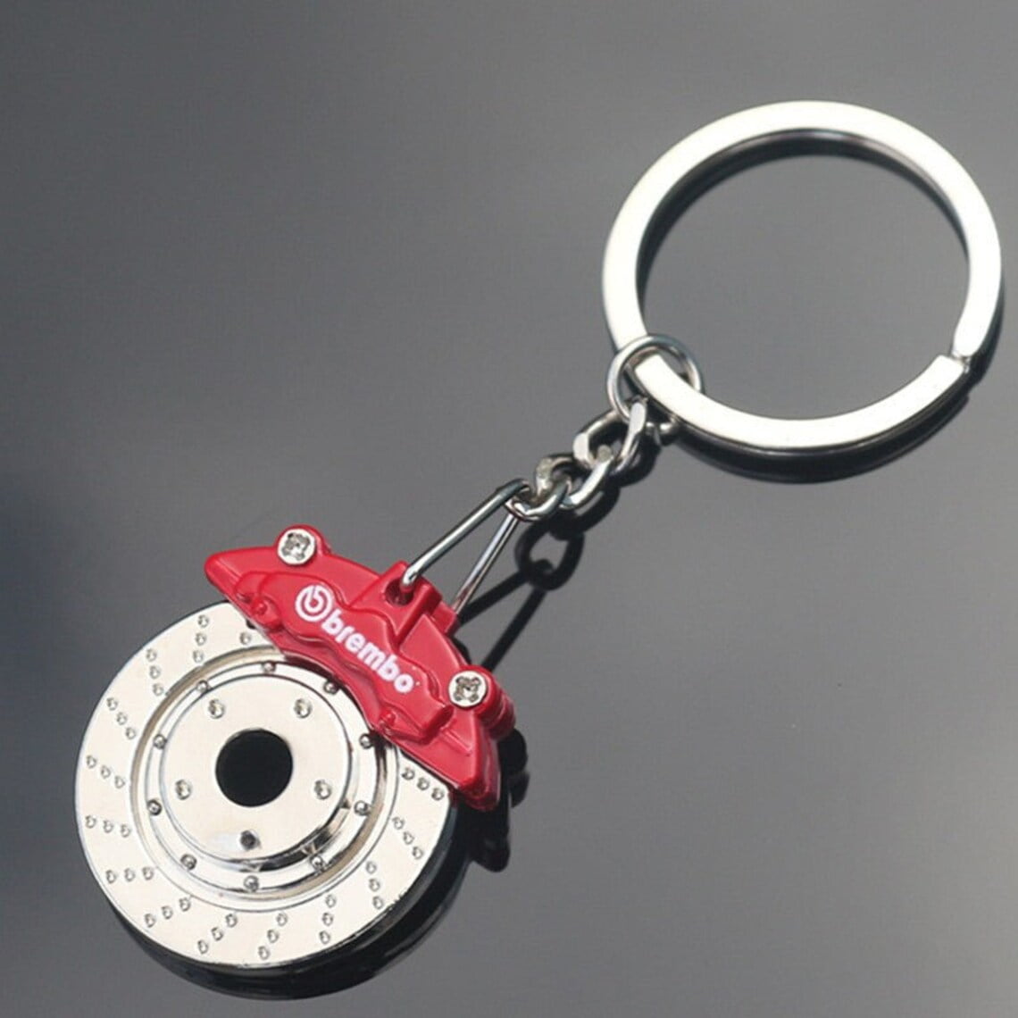 Red Brembo Brake Caliper and Rotor Keychain Key Chain Keyring - Walmart.com