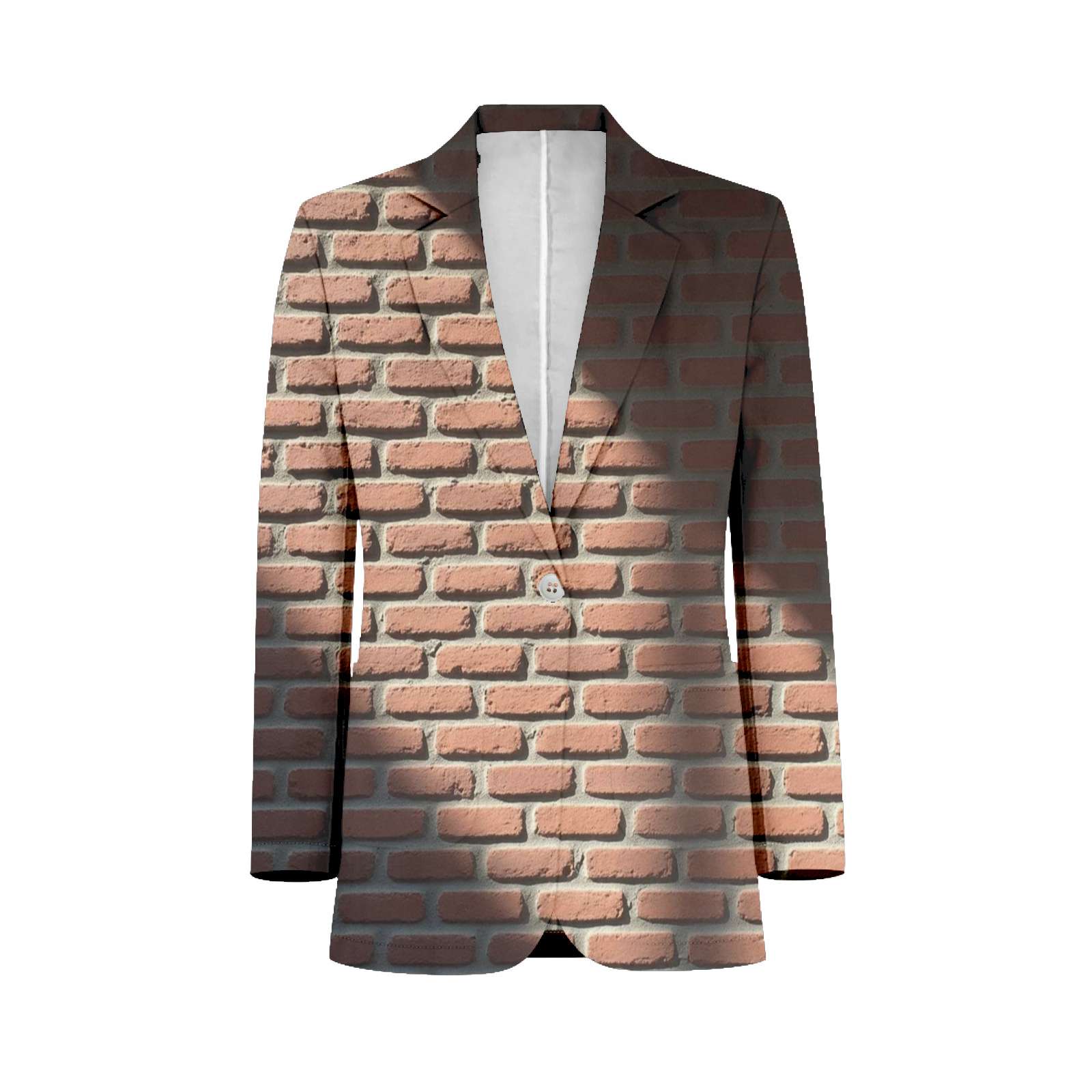 Red Brick Wall, Brick Stone Wall Mens Suits Shawl Collar Slim Fit Suit ...