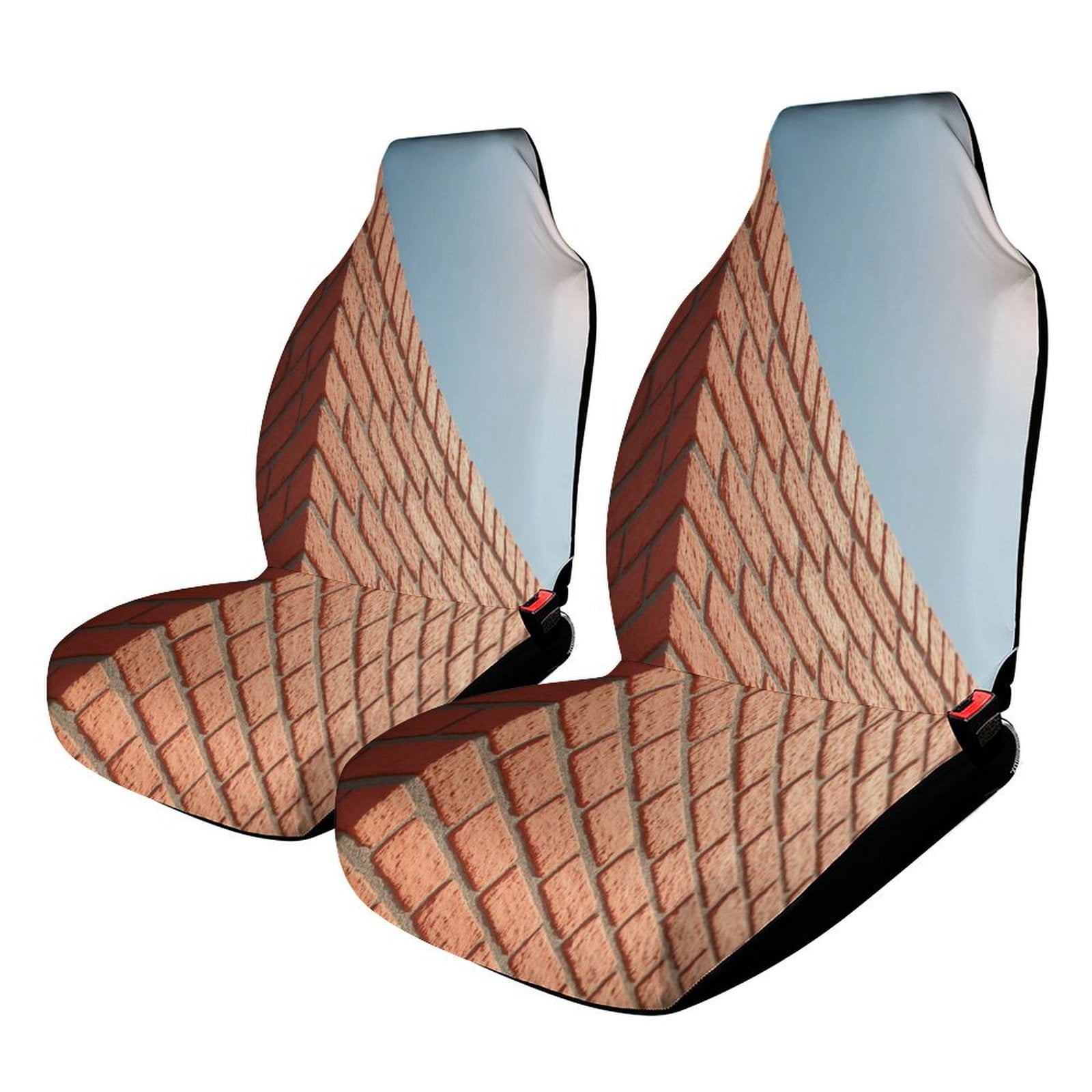 Red Brick Wall, Brick Stone Wall Sunlight Car Seat Covers Front Seats ...