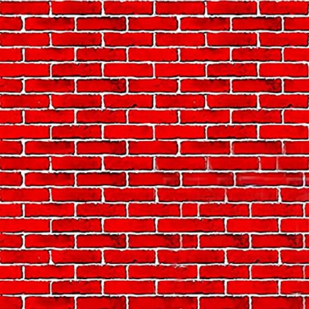 Craftopia Red Brick Wall Backdrop | 4x20 Ft | Perfect for Christmas ...