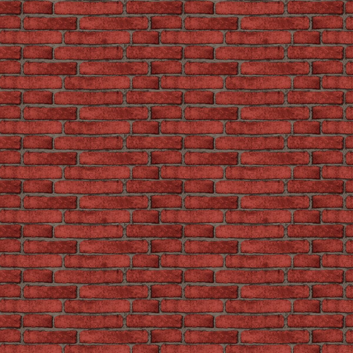 Red Brick Waterproof Peel And Stick Wallpaper Roll 17.3 In X 393.7 In ...