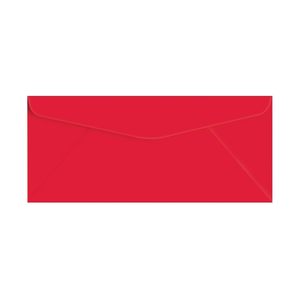 Red Bright Color #10 Envelopes - Great for Mailing Letters, Business ...