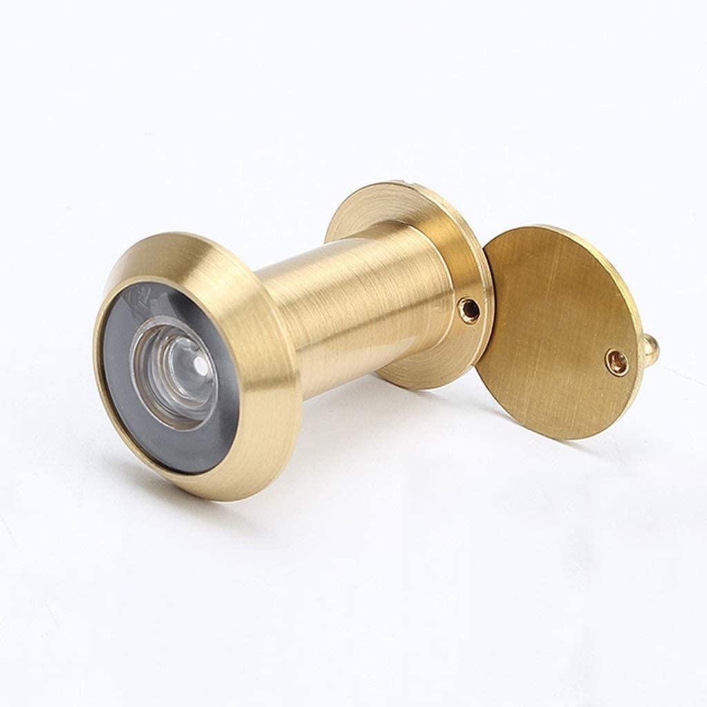 Red Bronze Fine Thread Design Door Viewer with Anti-Peeping Back Cover ...