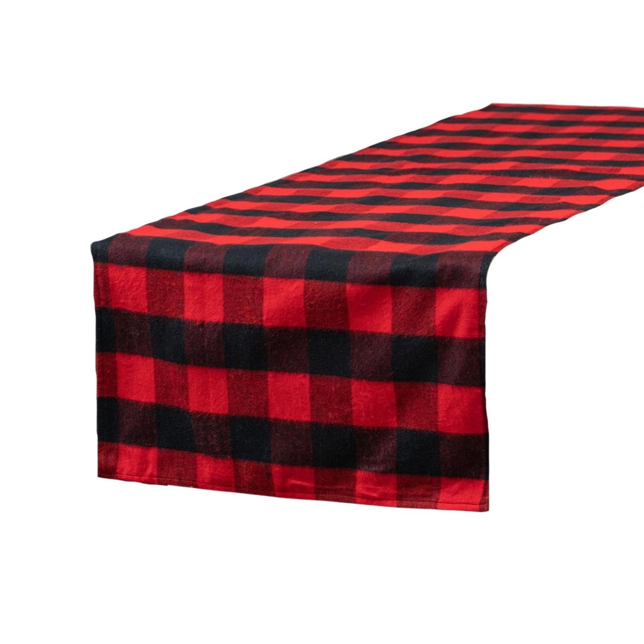 Red Buffalo Check Table Runner - 18x96 - Ragon House - Walmart.com