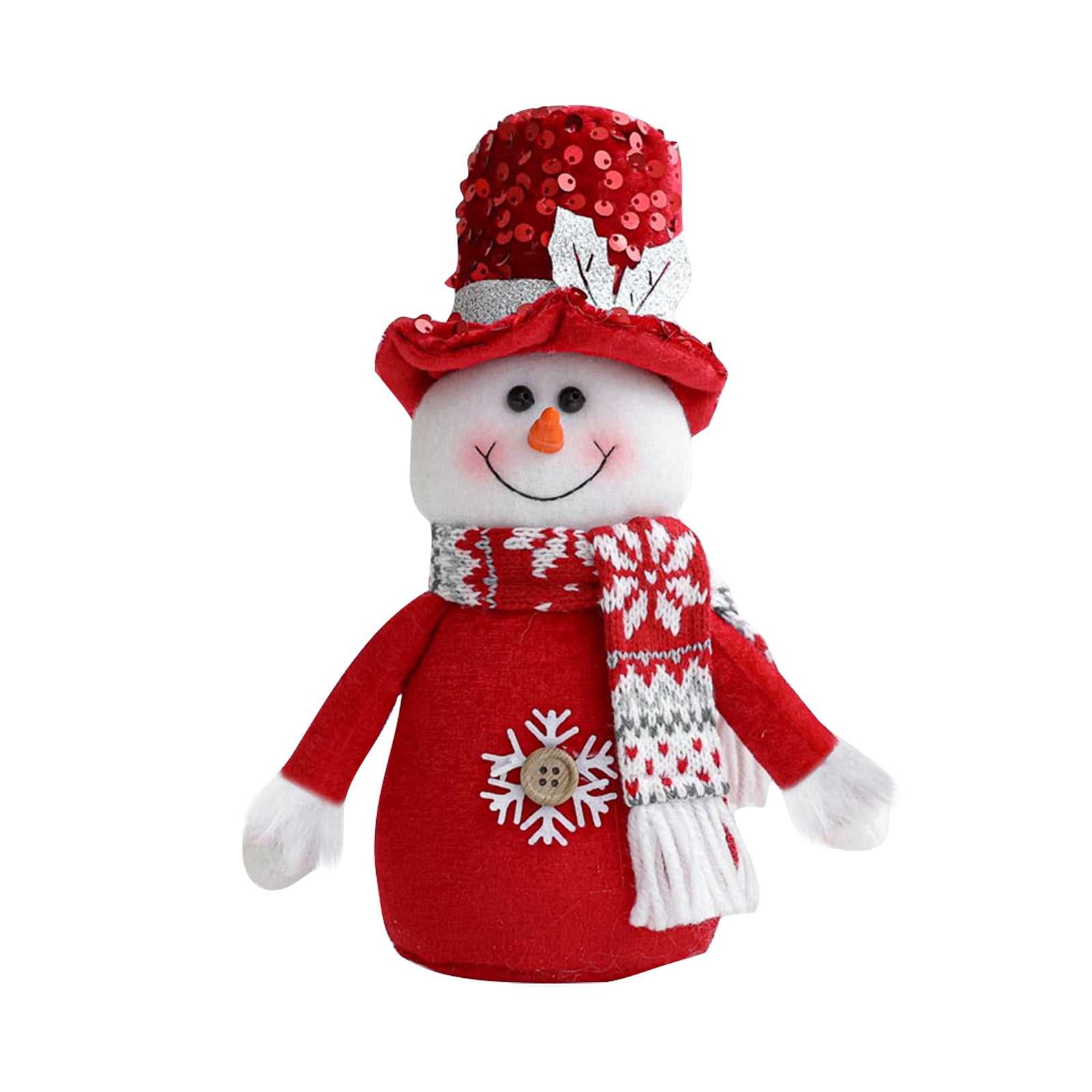 Red Buffalo Checkered Christmas Interior Decoration, 2025 Dwarf Snowman ...