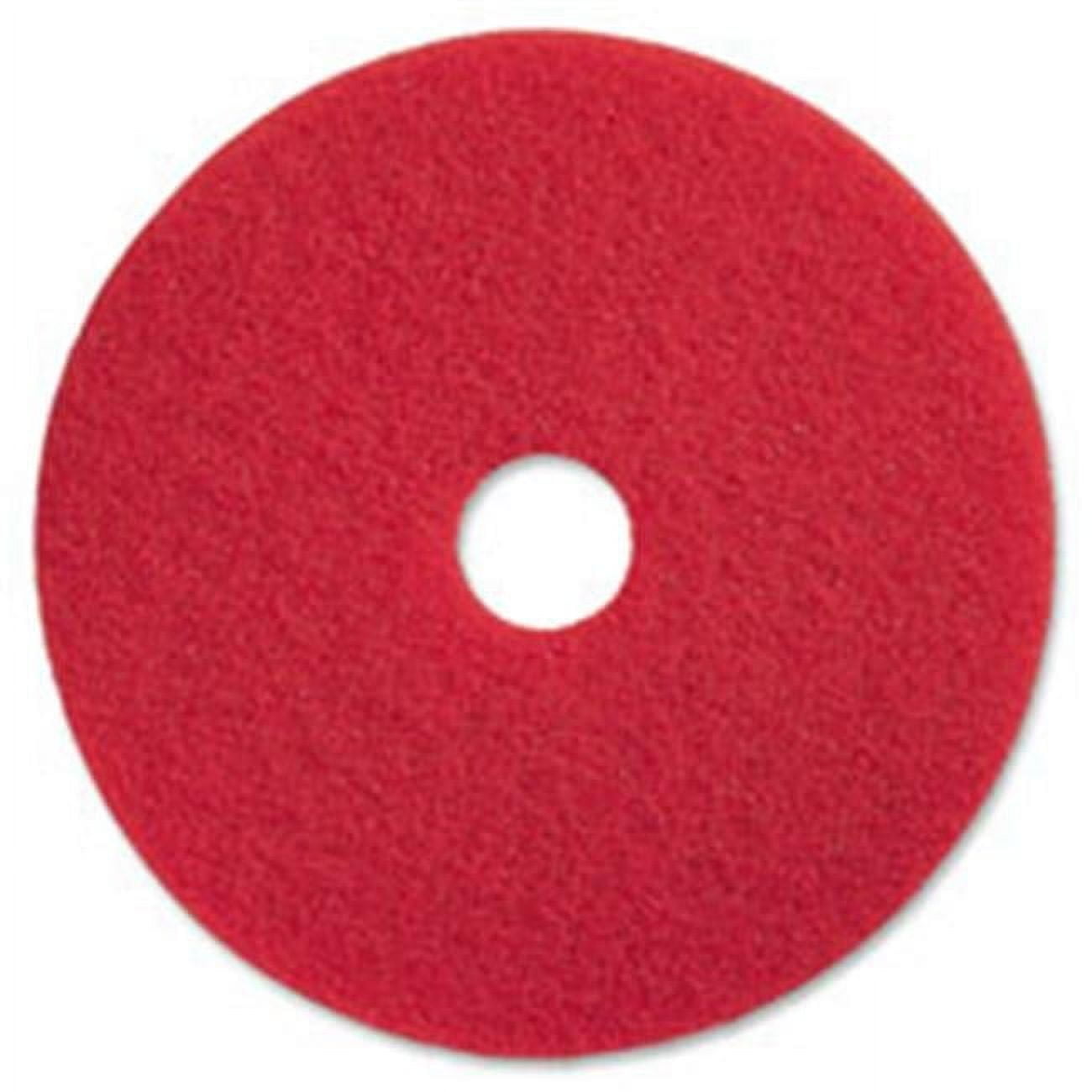 Red Buffing Floor Pad, Red - 5 Per Carton - 20 in. - Walmart.com