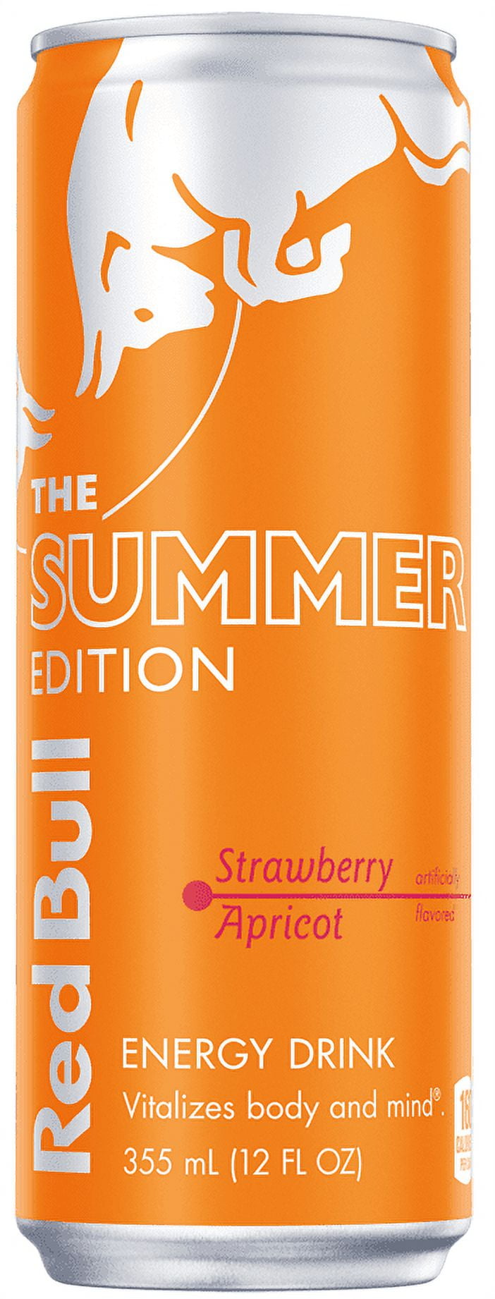 Red Bull Amber Edition Strawberry Apricot Energy Drink, 12 fl oz Can ...
