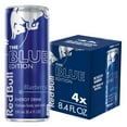 Red Bull Blue Edition Energy Drink, Blueberry, 80mg Caffeine, 8.4 fl oz ...