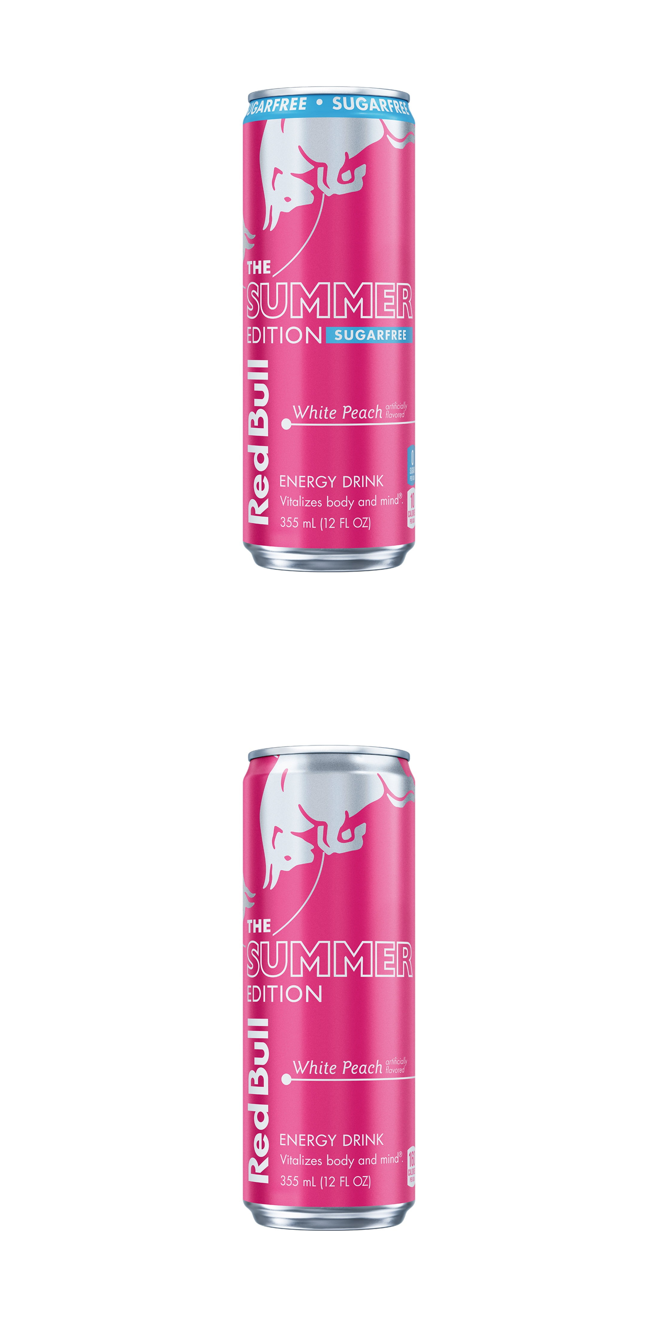 Red Bull Energy Drink 12 fl oz Sugarfree, White Peach, 12 fl. oz. can ...