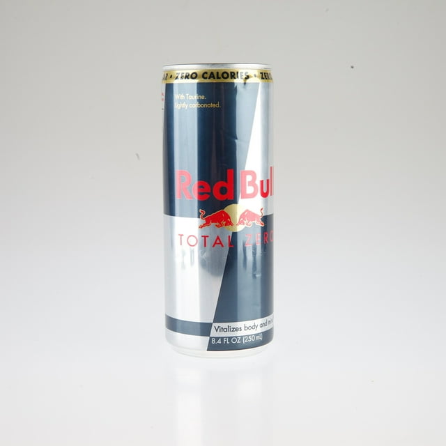 Red Bull Total Zero Energy Drink, Medium Caffeine, 8.4 Fl Oz Can - Pack ...
