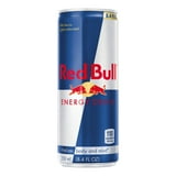 Red Bull Energy Drink, Lightly Carbonated, 80mg Caffeine, 8.4 fl oz ...