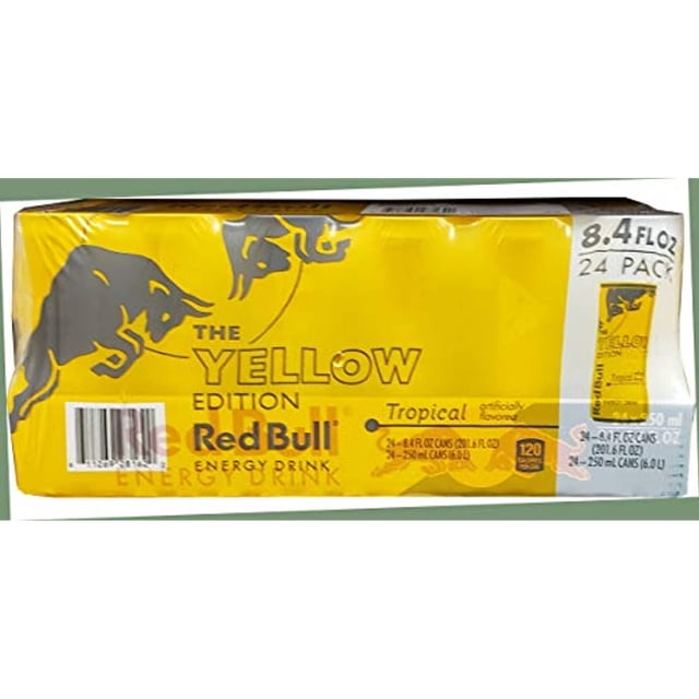 Red Bull Energy Drink, The Yellow Edition, 24 Pack Of 8.4 Fl Oz ...