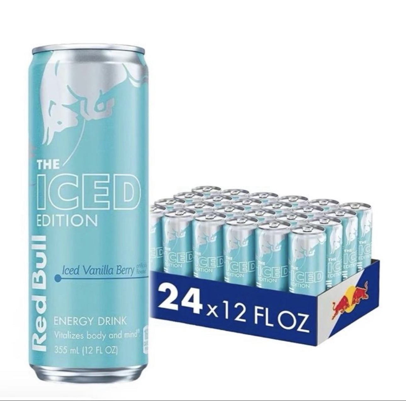 Red Bull Energy Drink The Iced Edition Iced Vanilla Berry 24 Pack 12 Fl ...