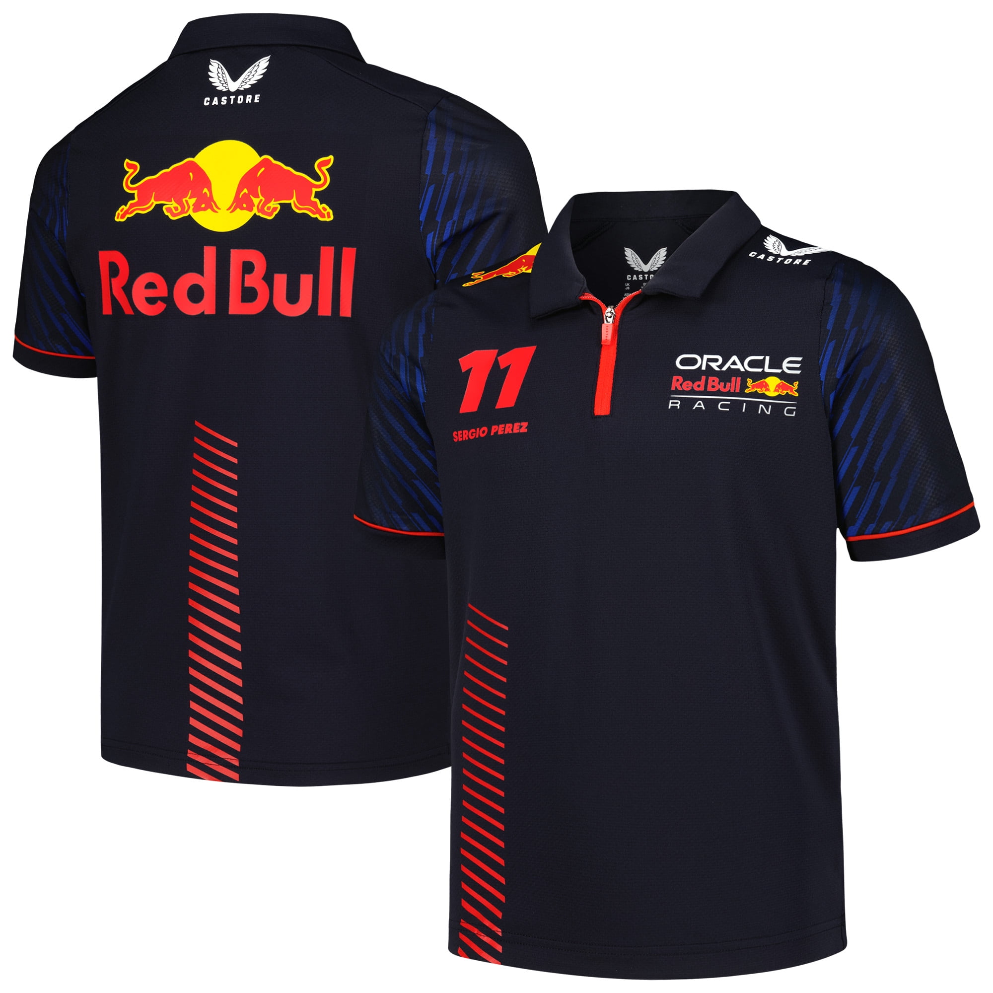 Youth Castore Sergio Perez Navy Red Bull Racing 2023 Driver Edition ...
