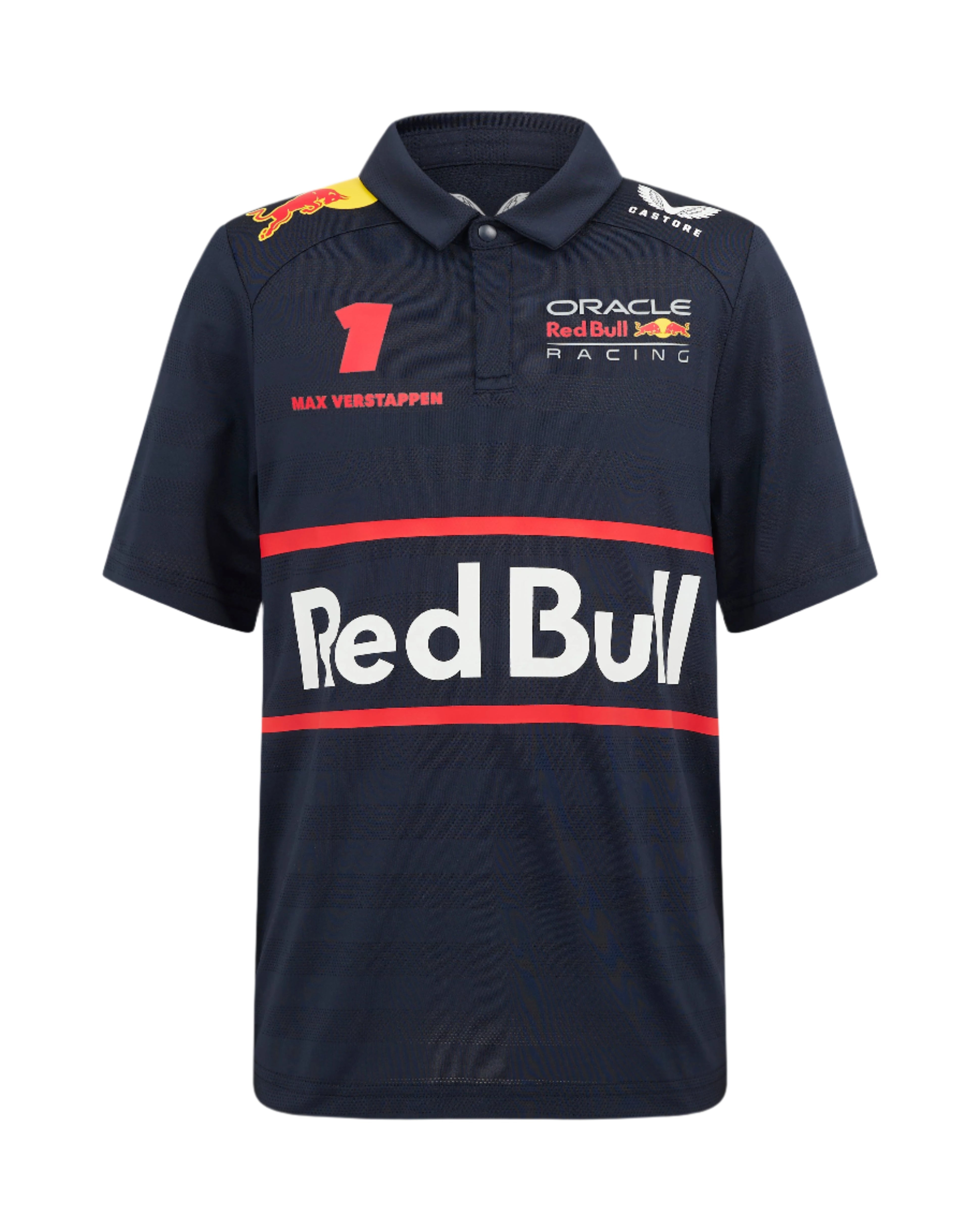Red Bull Racing F1 Kid's 2025 Max Verstappen Team Polo Shirt- Youth ...