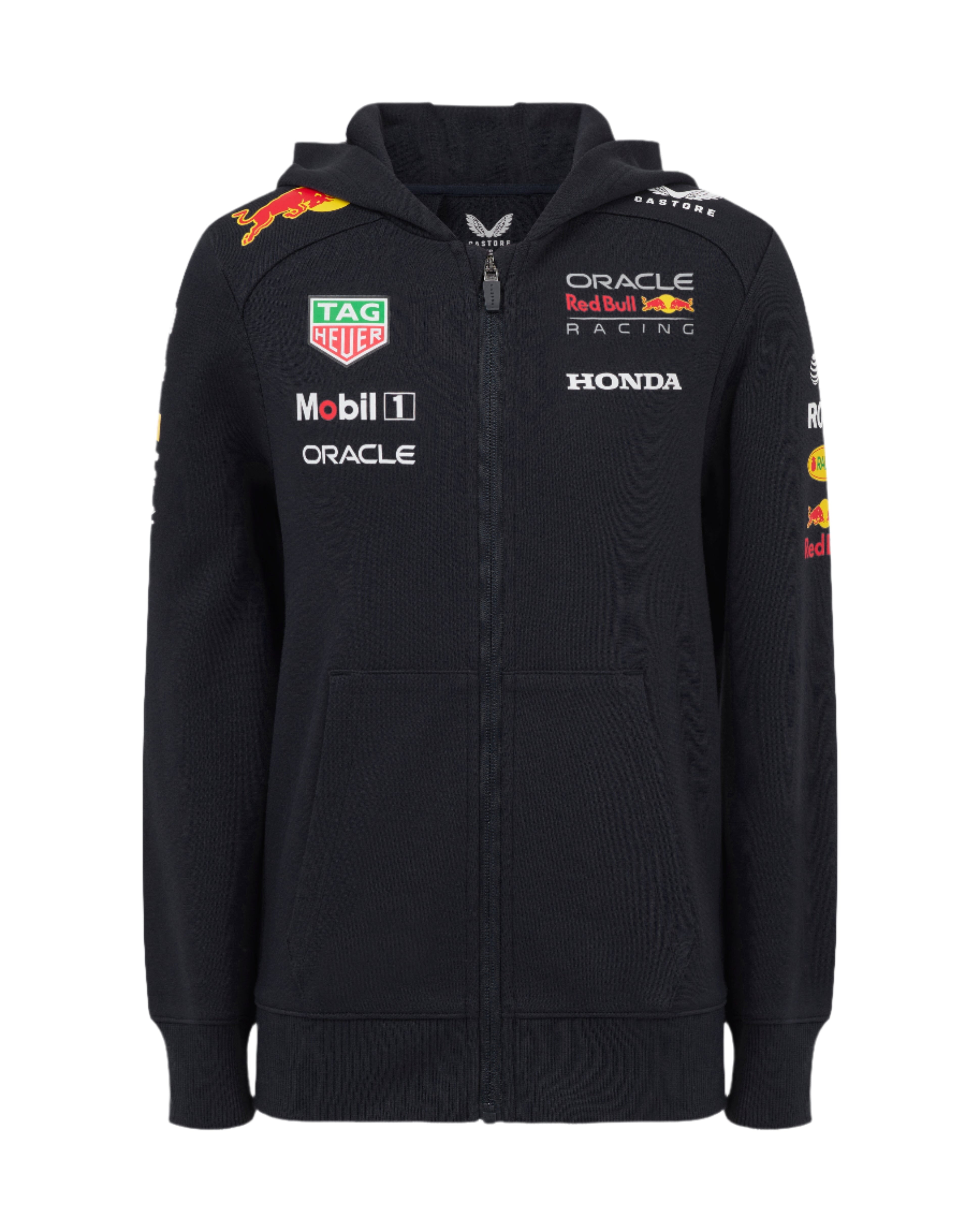 Red Bull Racing F1 Kid's 2025 Team Full Zip Hoodie- Youth Navy ...