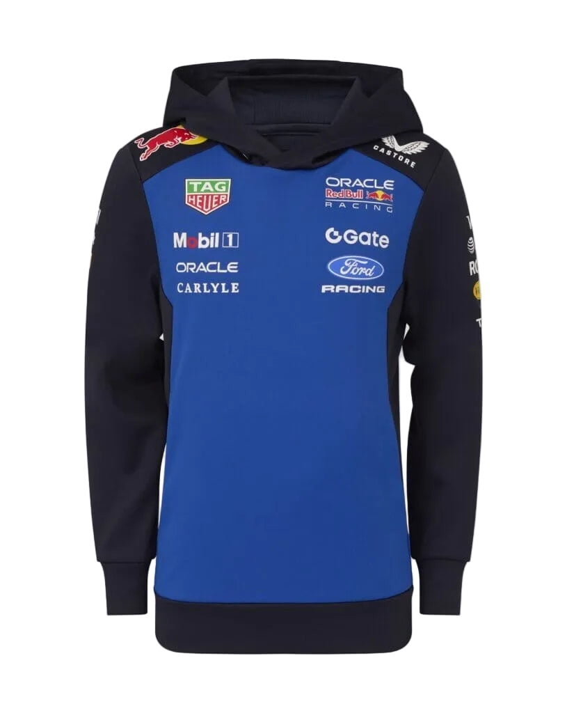 Red Bull Racing F1 Kid's 2026 Team Pullover Hoodie- Youth Blue/Navy ...