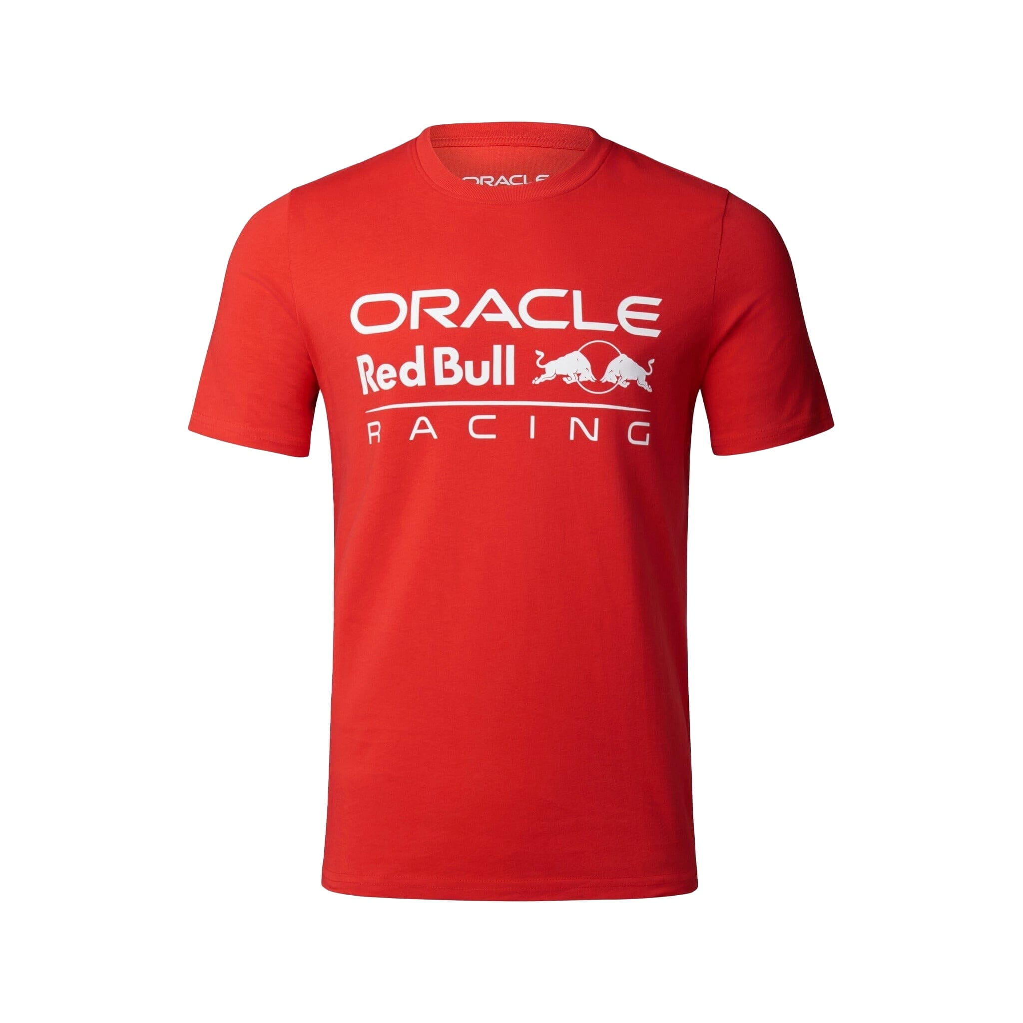 Red Bull Racing F1 Large Front Logo T-Shirt - Flame Scarlet/Grey/Night ...